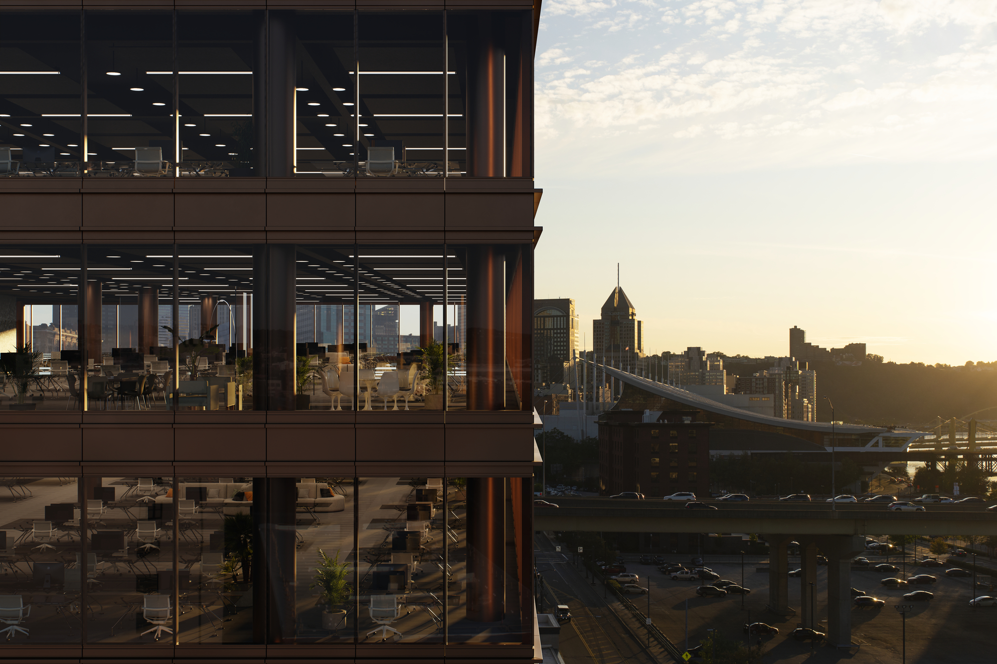 Brandon Haw Imagines a New High-Tech Office Tower in Pittsburgh | ArchDaily