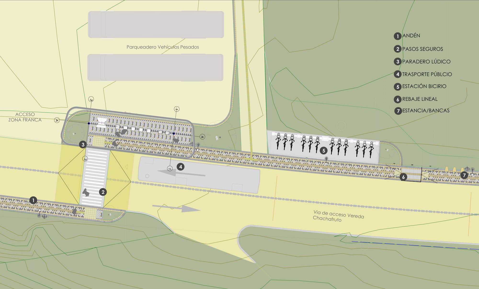 Galería de Parada de bus lúdica / Arquiurbano Taller - 14