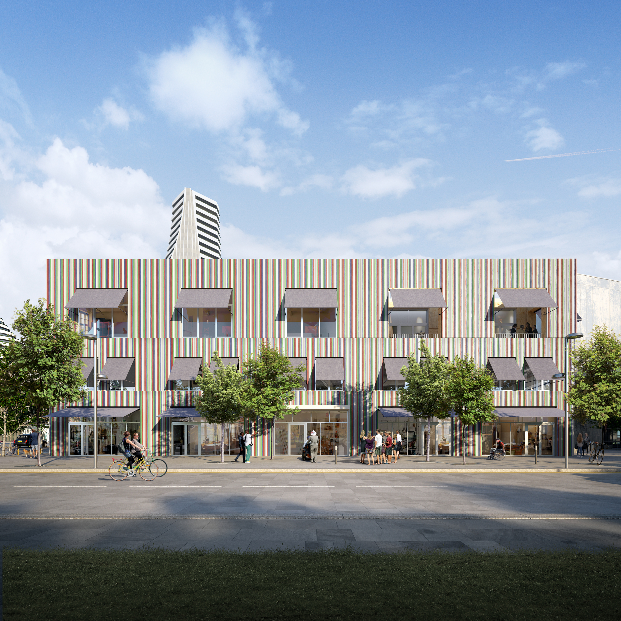 Gallery of New Visuals of London’s Upcoming Design District Released - 18