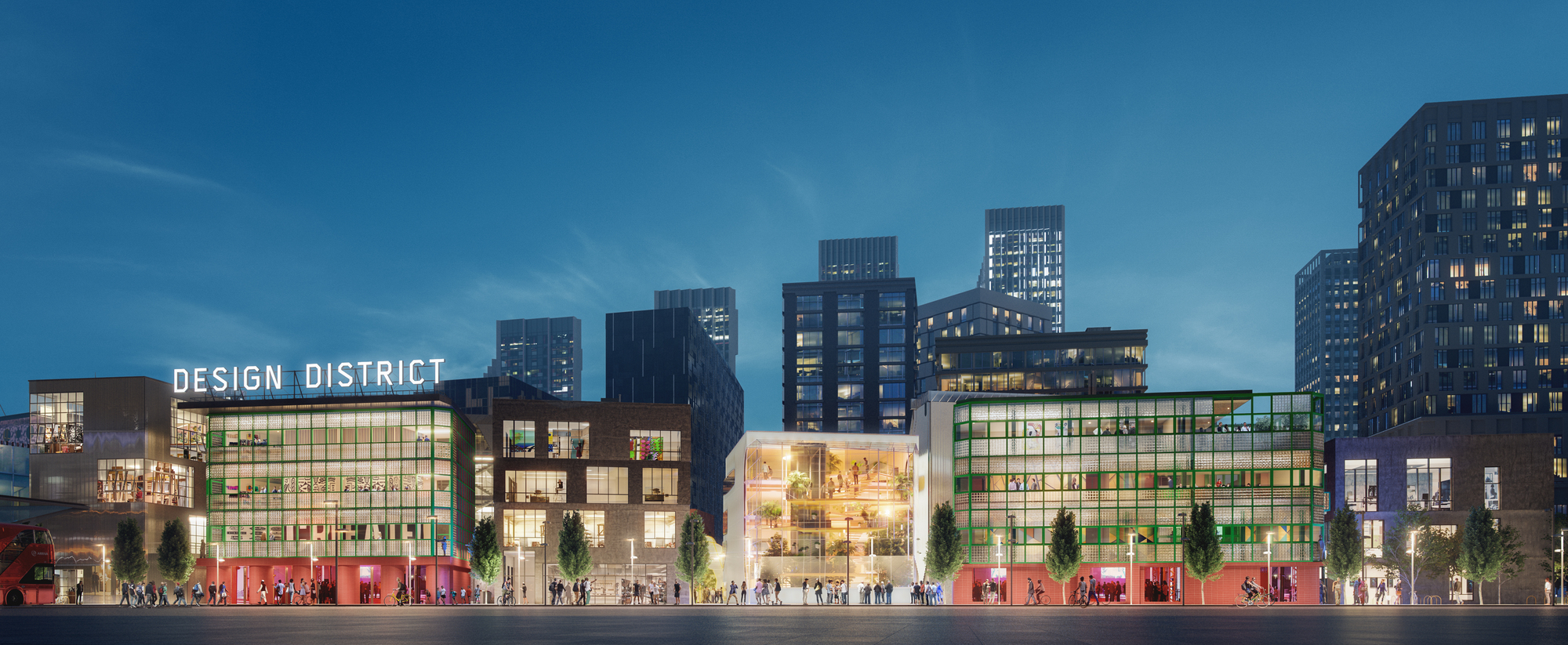 Gallery of New Visuals of London’s Upcoming Design District Released - 2