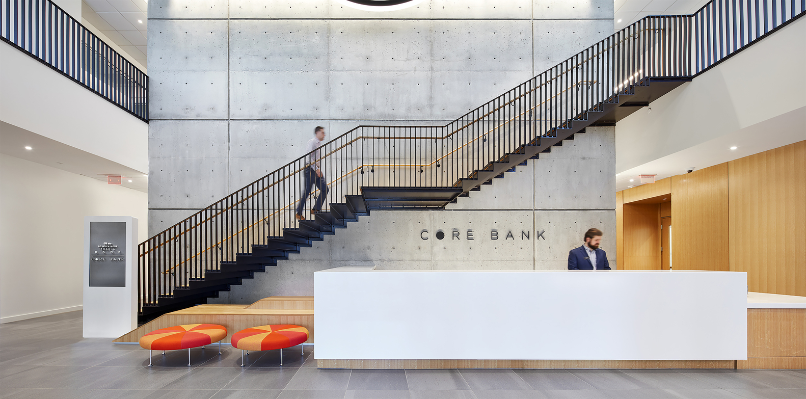 Gallery of Core Bank Corporate Headquarters / Alley Poyner Macchietto ...