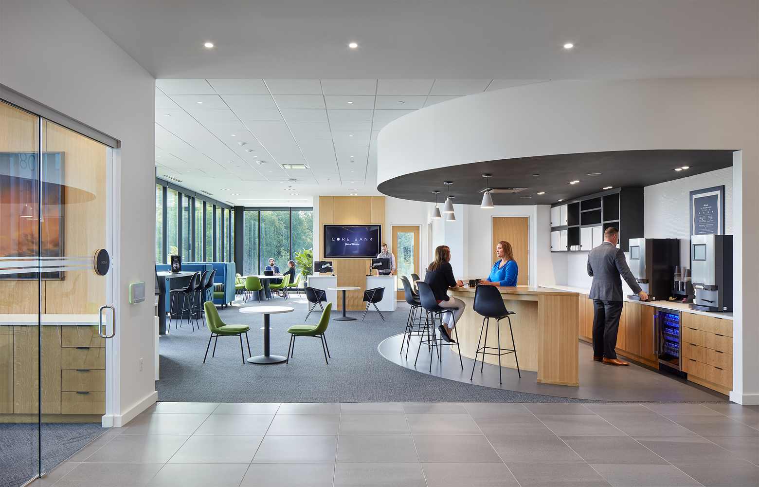 Gallery of Core Bank Corporate Headquarters / Alley Poyner Macchietto ...