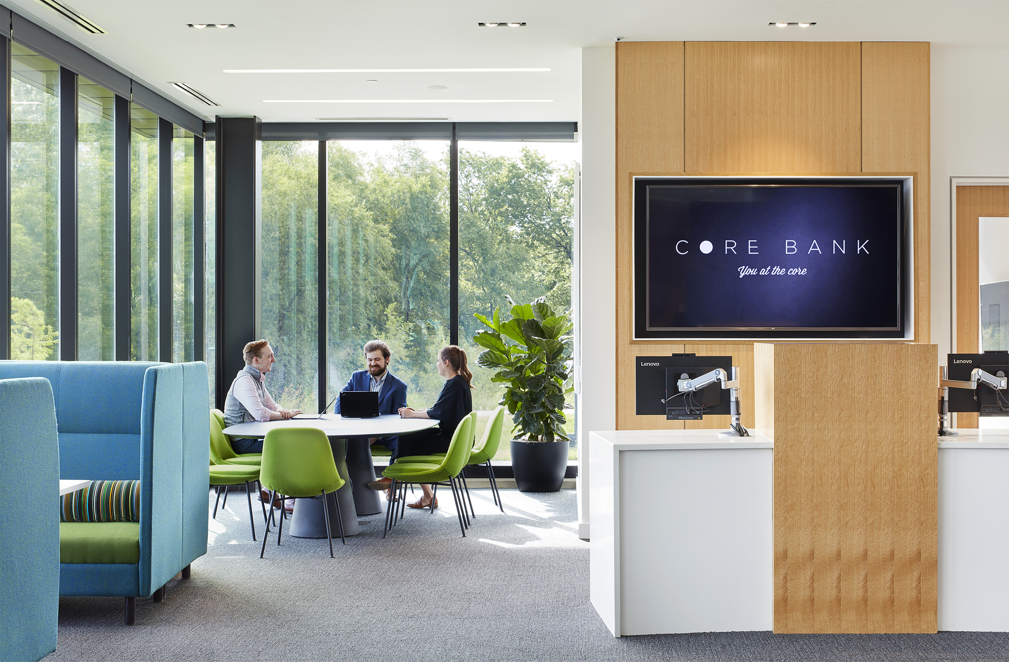 Gallery of Core Bank Corporate Headquarters / Alley Poyner Macchietto ...