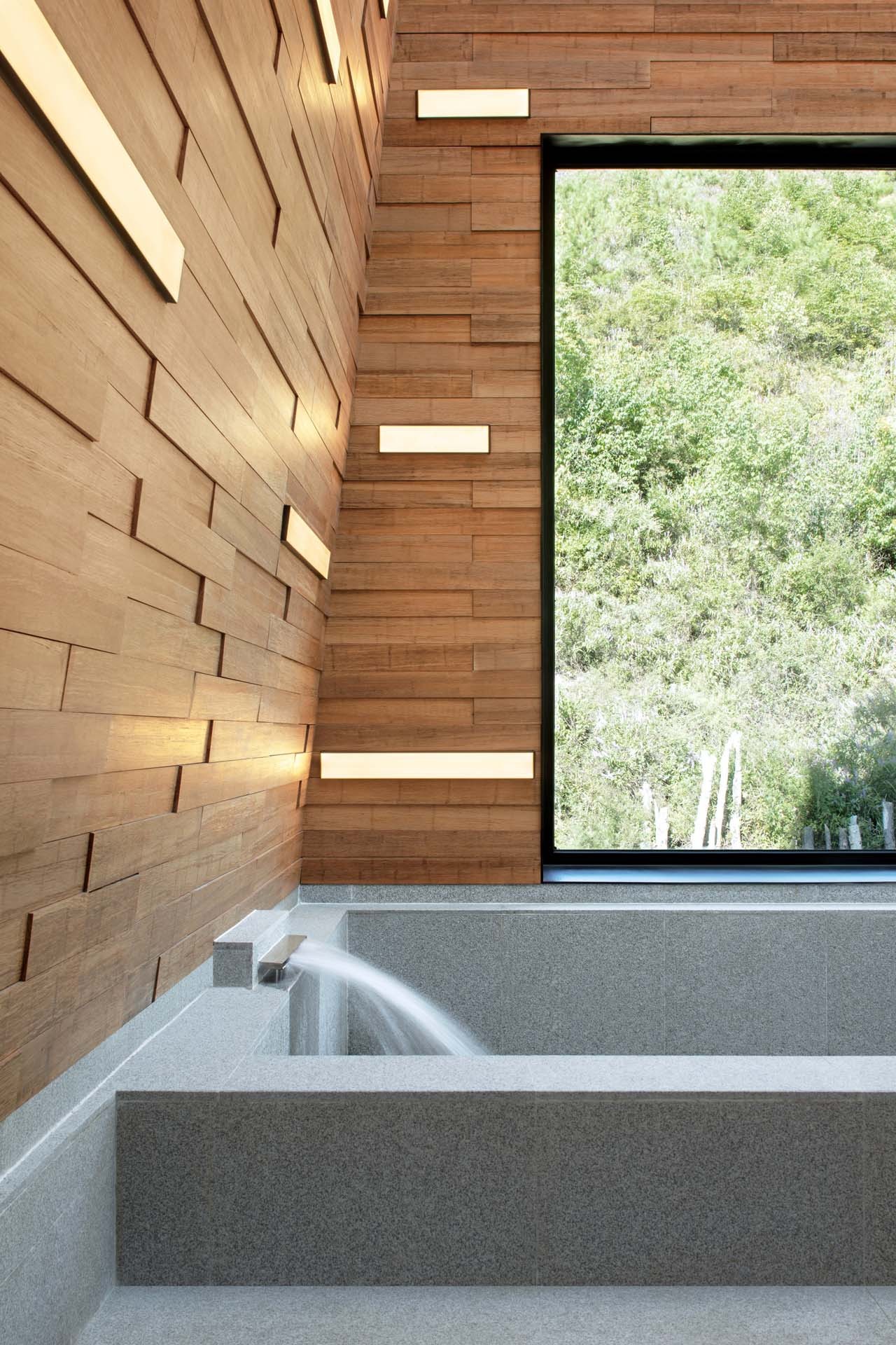 Gallery of Forest Valley Hot spring Center / B.l.U.E. Architecture ...