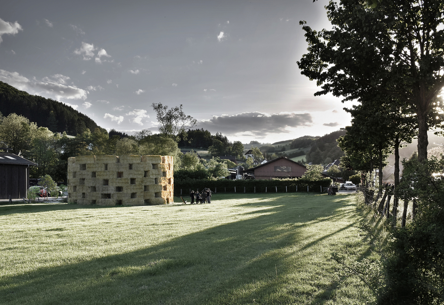 Gallery of Strohtherme Pavilion / Christoph Hesse Architects - 3