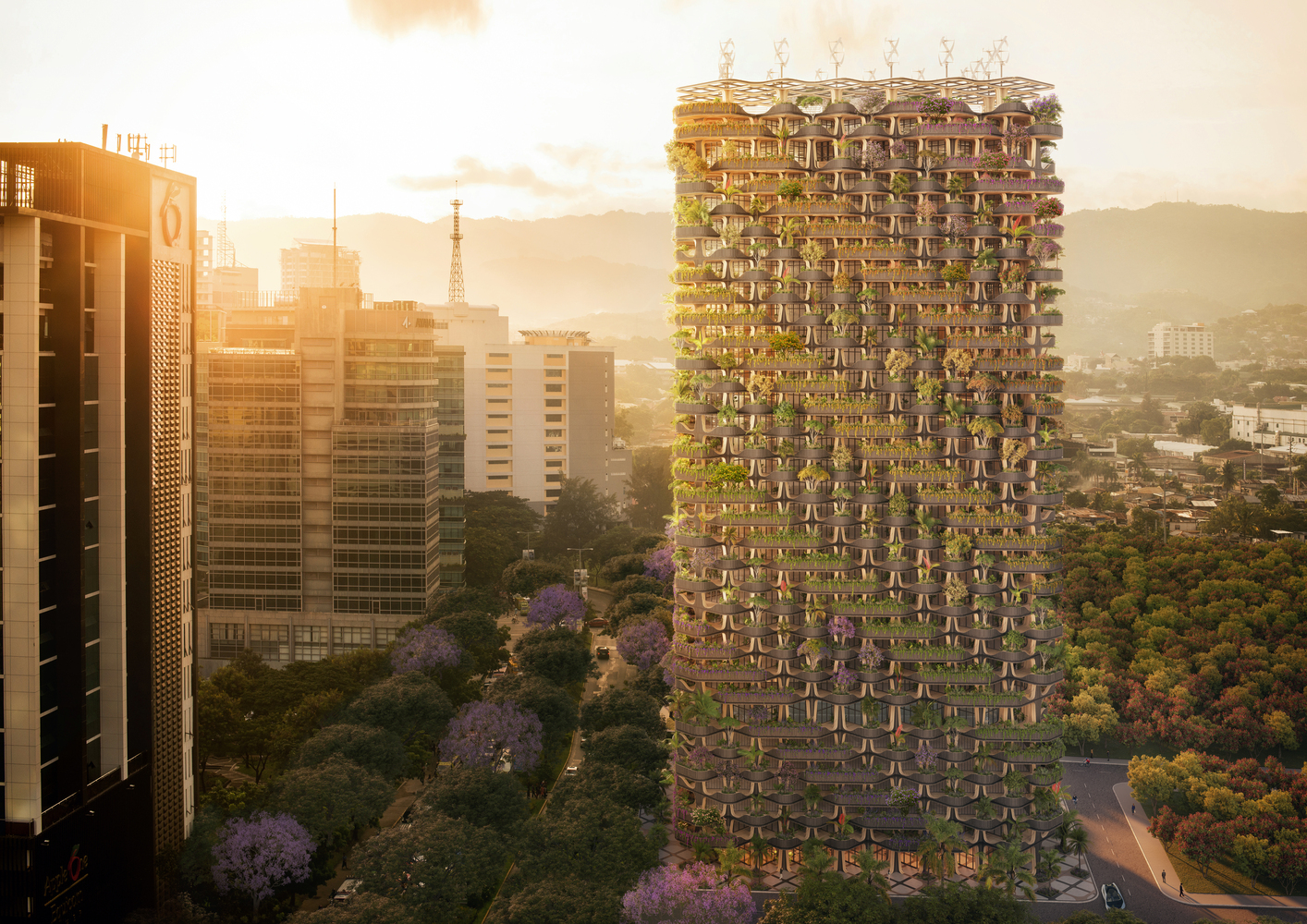 Gallery of Vincent Callebaut Designs a Modular Mass Timber Tower on the ...
