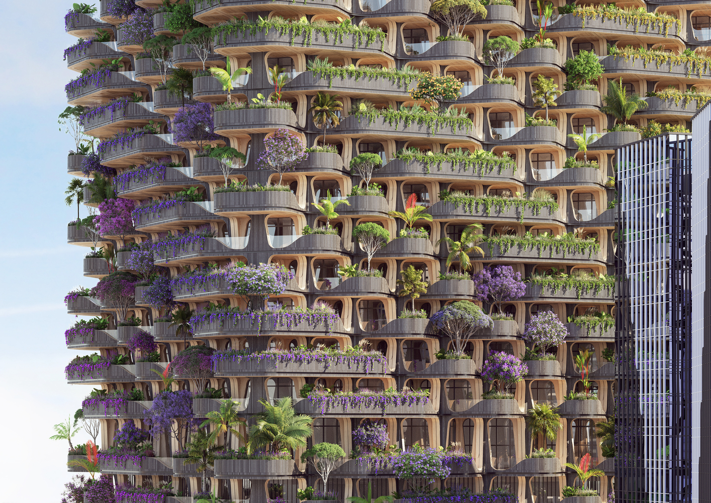 Gallery of Vincent Callebaut Designs a Modular Mass Timber Tower on the ...