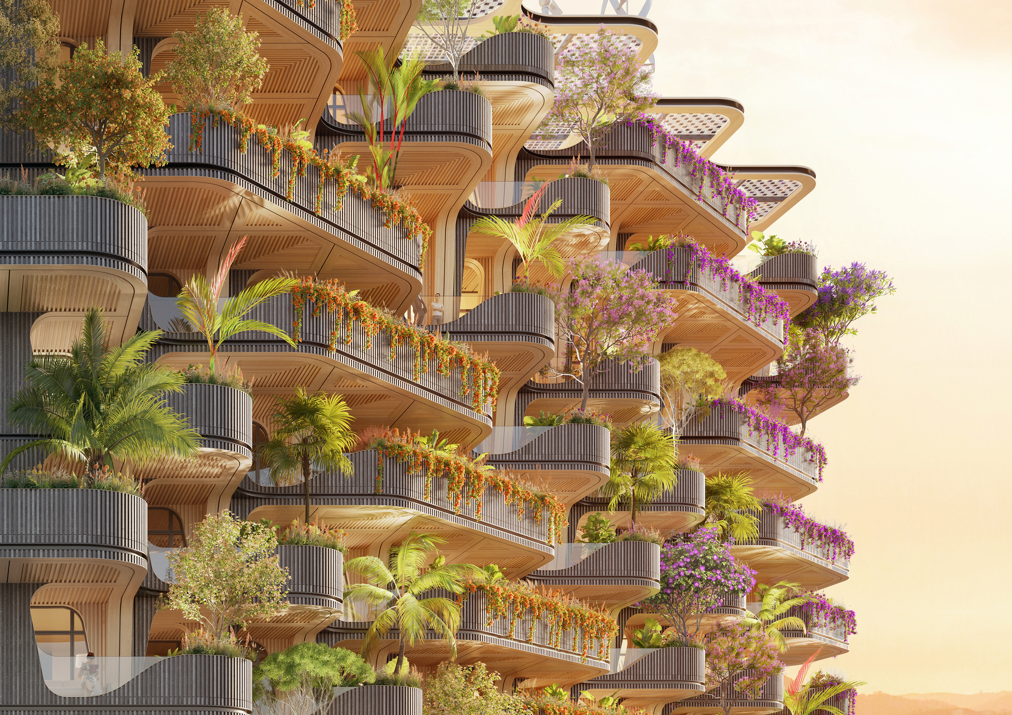 Gallery of Vincent Callebaut Designs a Modular Mass Timber Tower on the ...