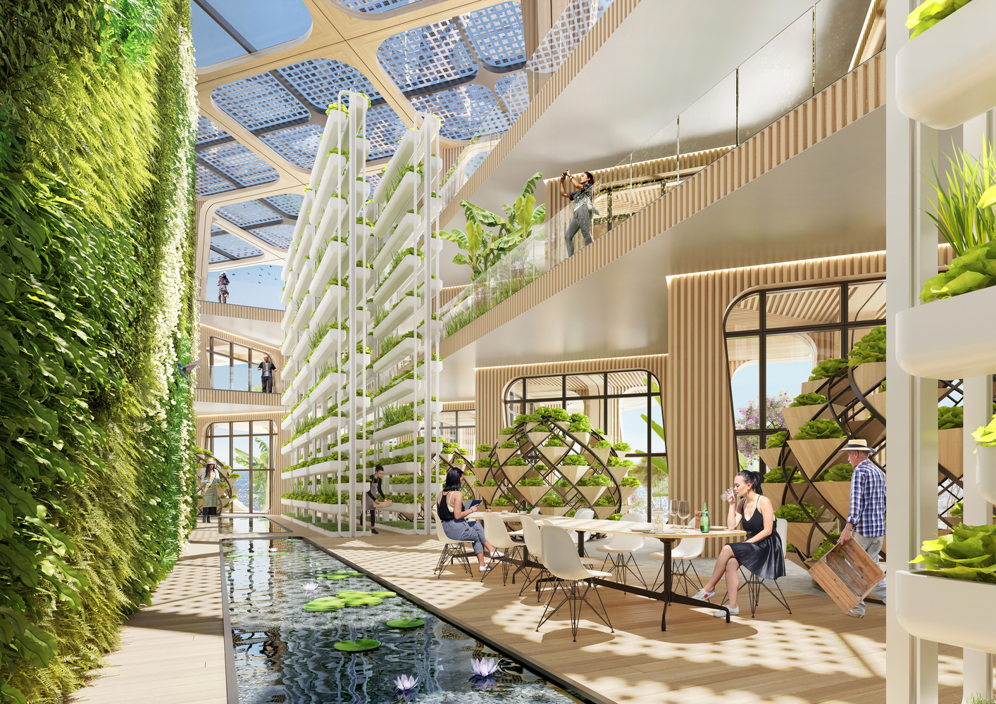 Gallery of Vincent Callebaut Designs a Modular Mass Timber Tower on the ...