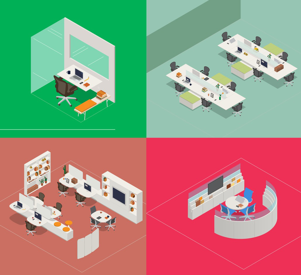 Gallery of Out of Office: How Workplaces Evolved from Cubicles to ...