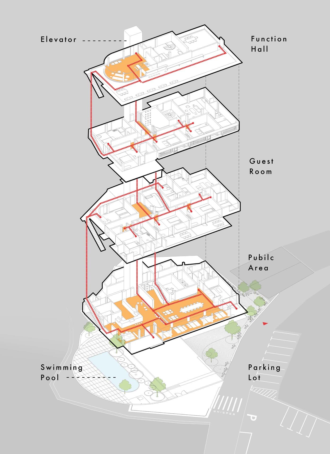 Gallery of Whisper Hotel / qpdro - 26