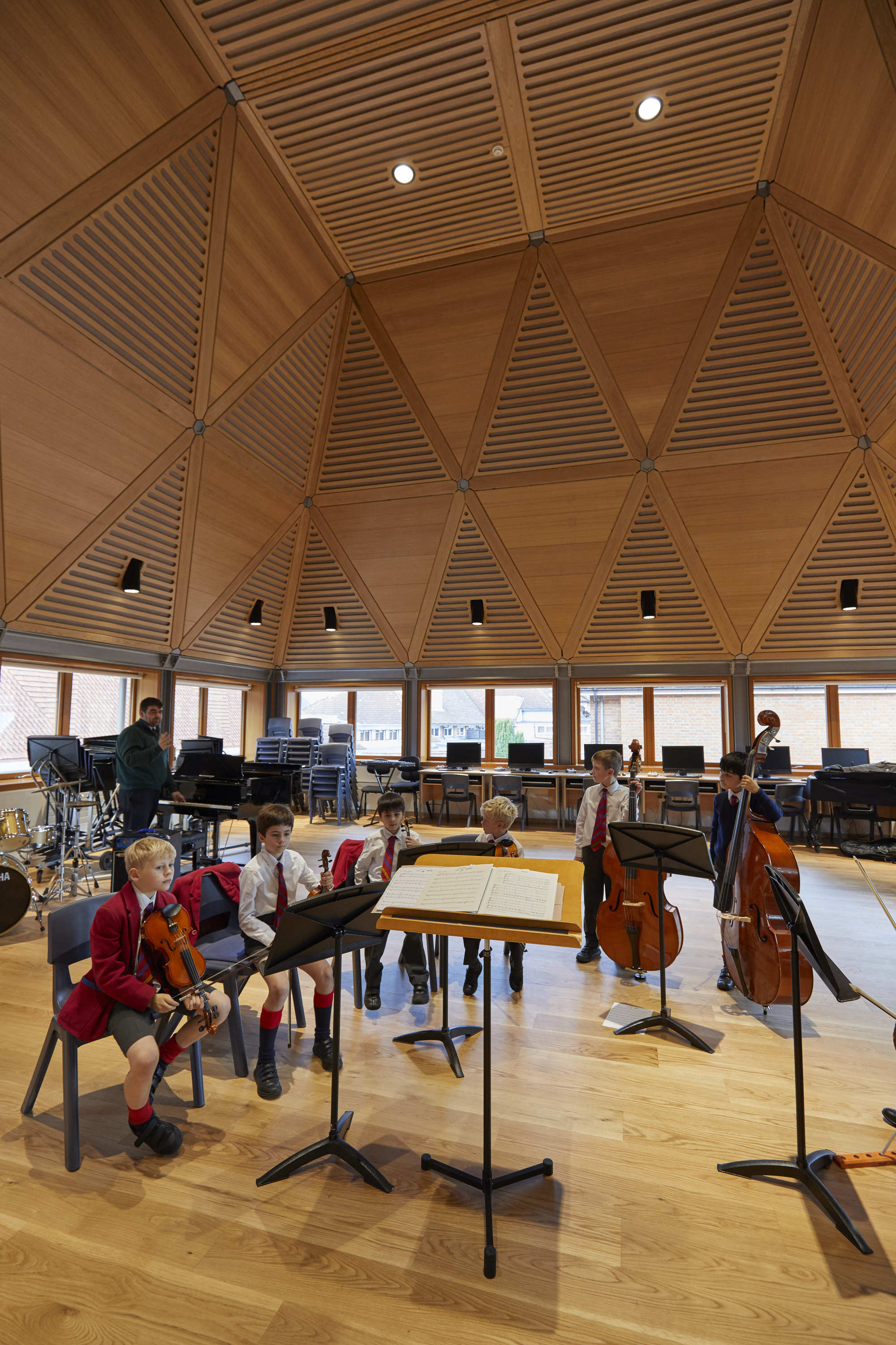 Gallery of King’s College School Wimbledon Music School / Hopkins ...