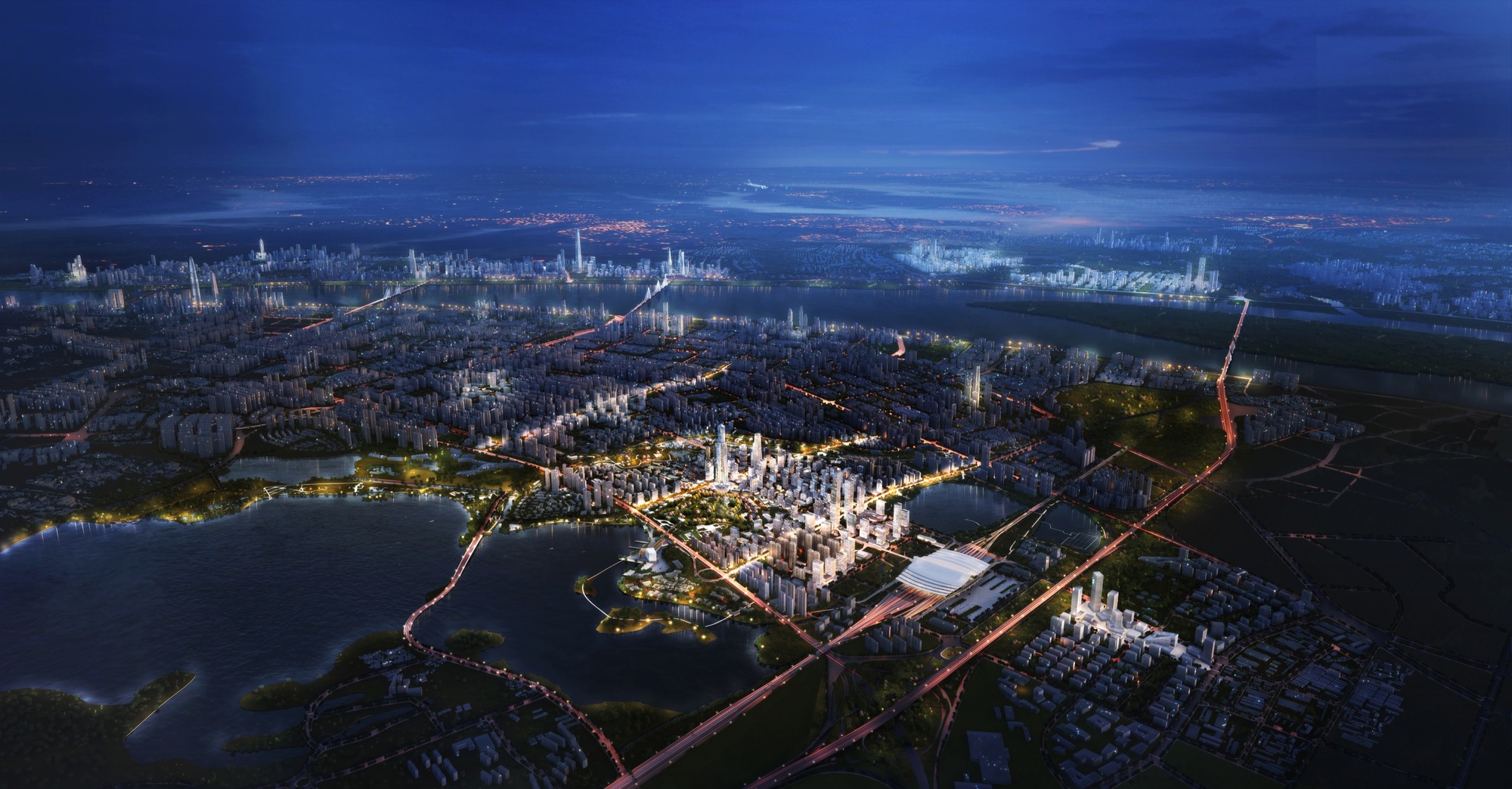 Gallery of Sasaki Completes Master Plan for New Urban District next to ...