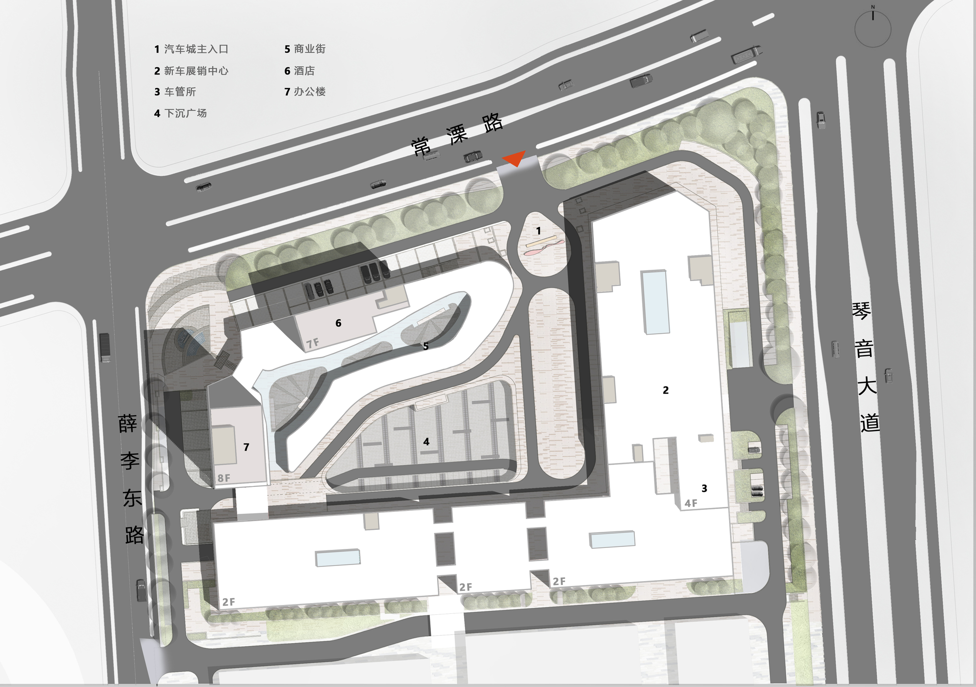 Gallery of Tianyi International Car City / Sunyat Architecture Design - 33