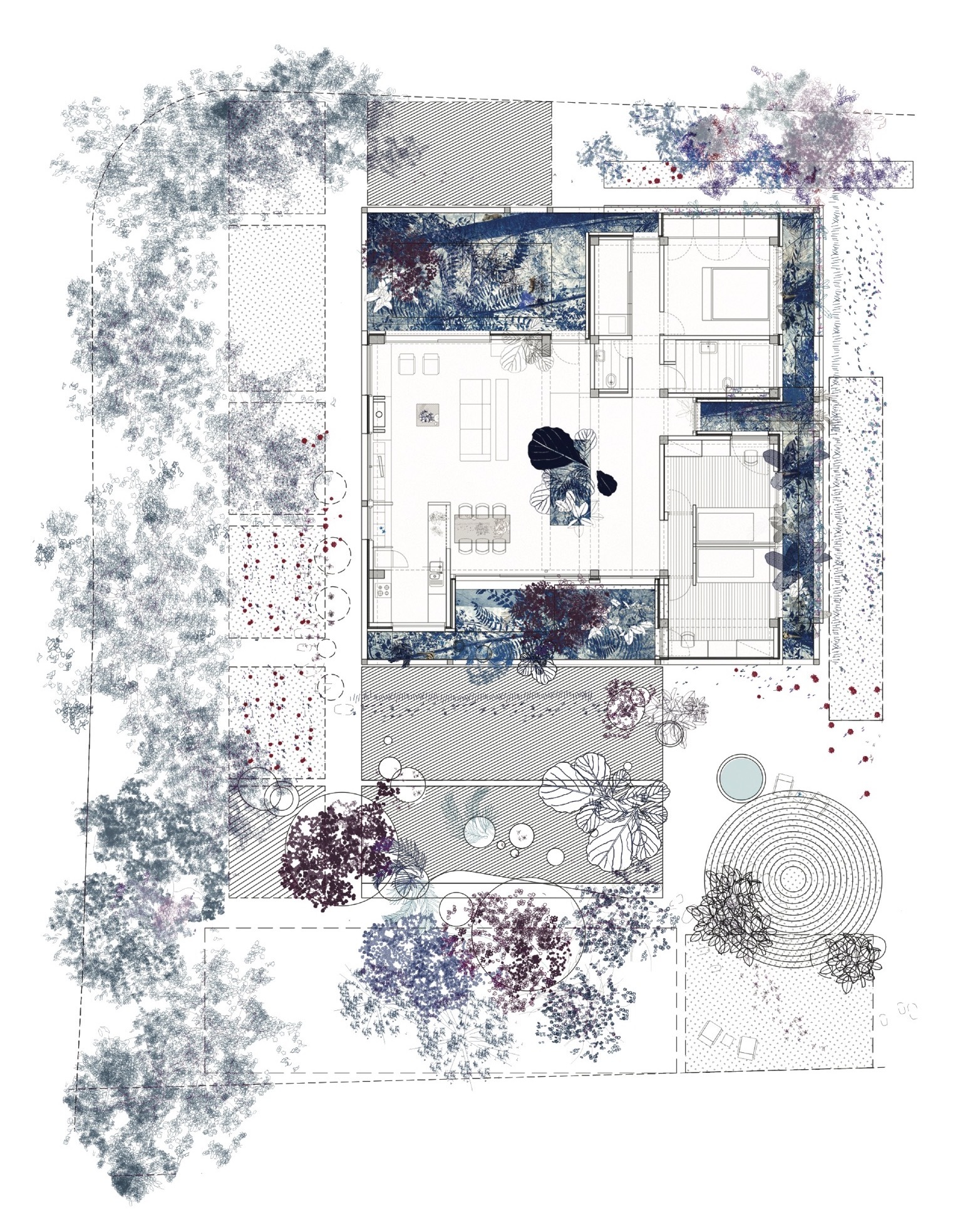 Gallery of A House with Four Gardens / draftworks architects - 36