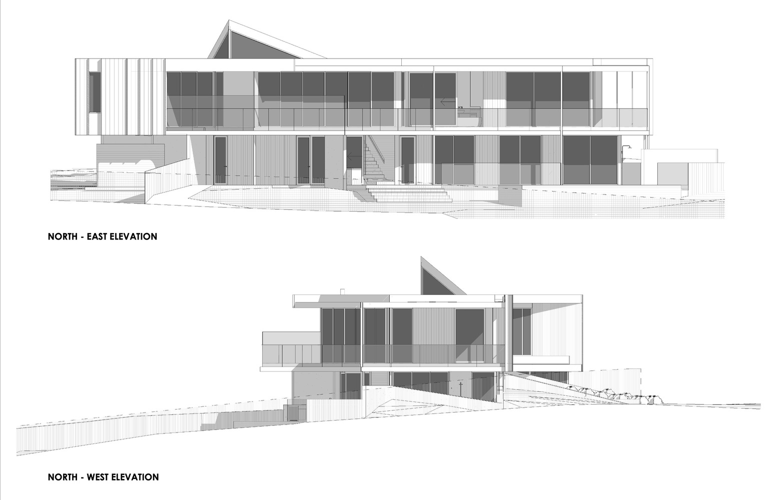 Gallery of Three Angle House / Megowan Architectural - 53
