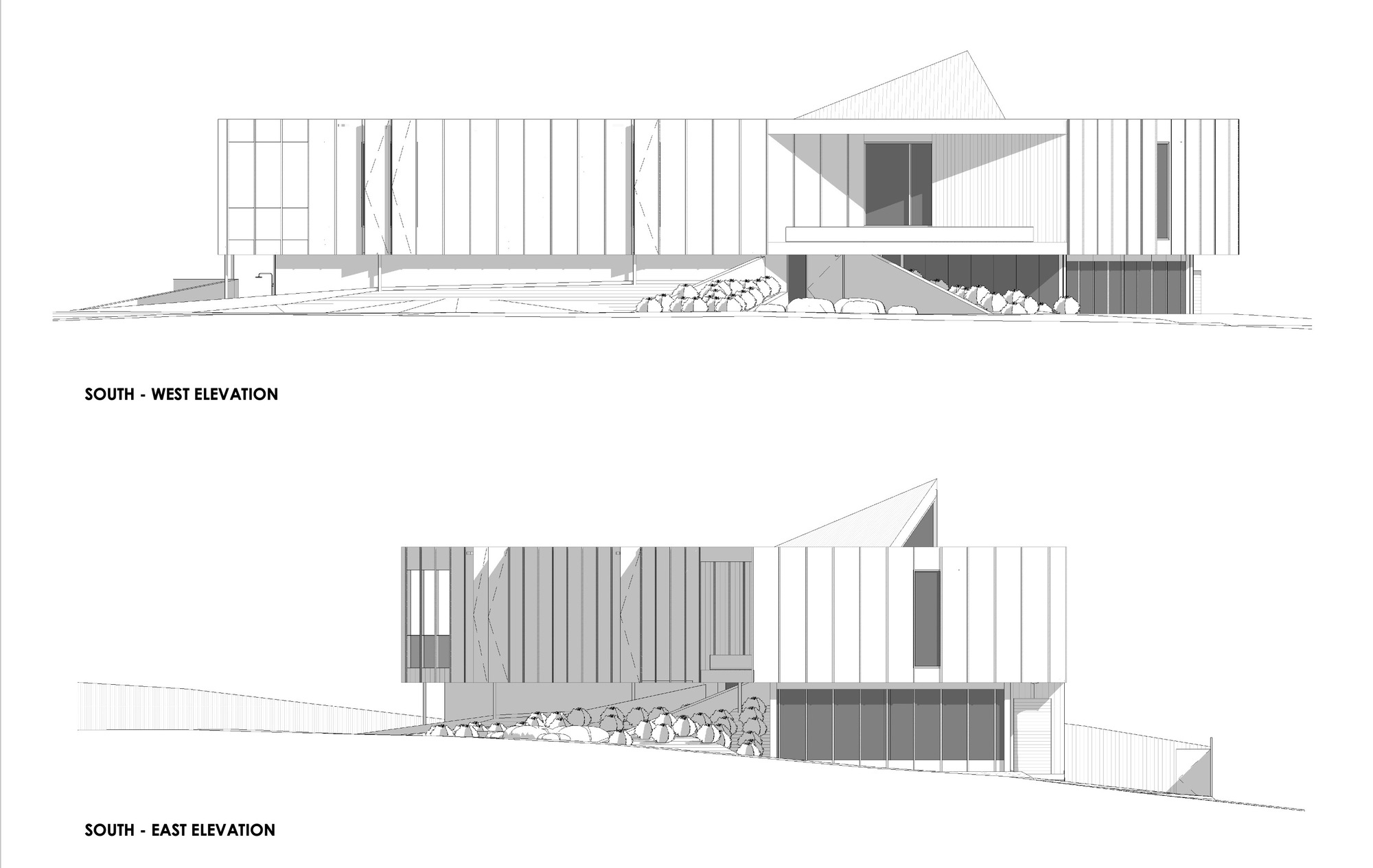 Gallery of Three Angle House / Megowan Architectural - 56