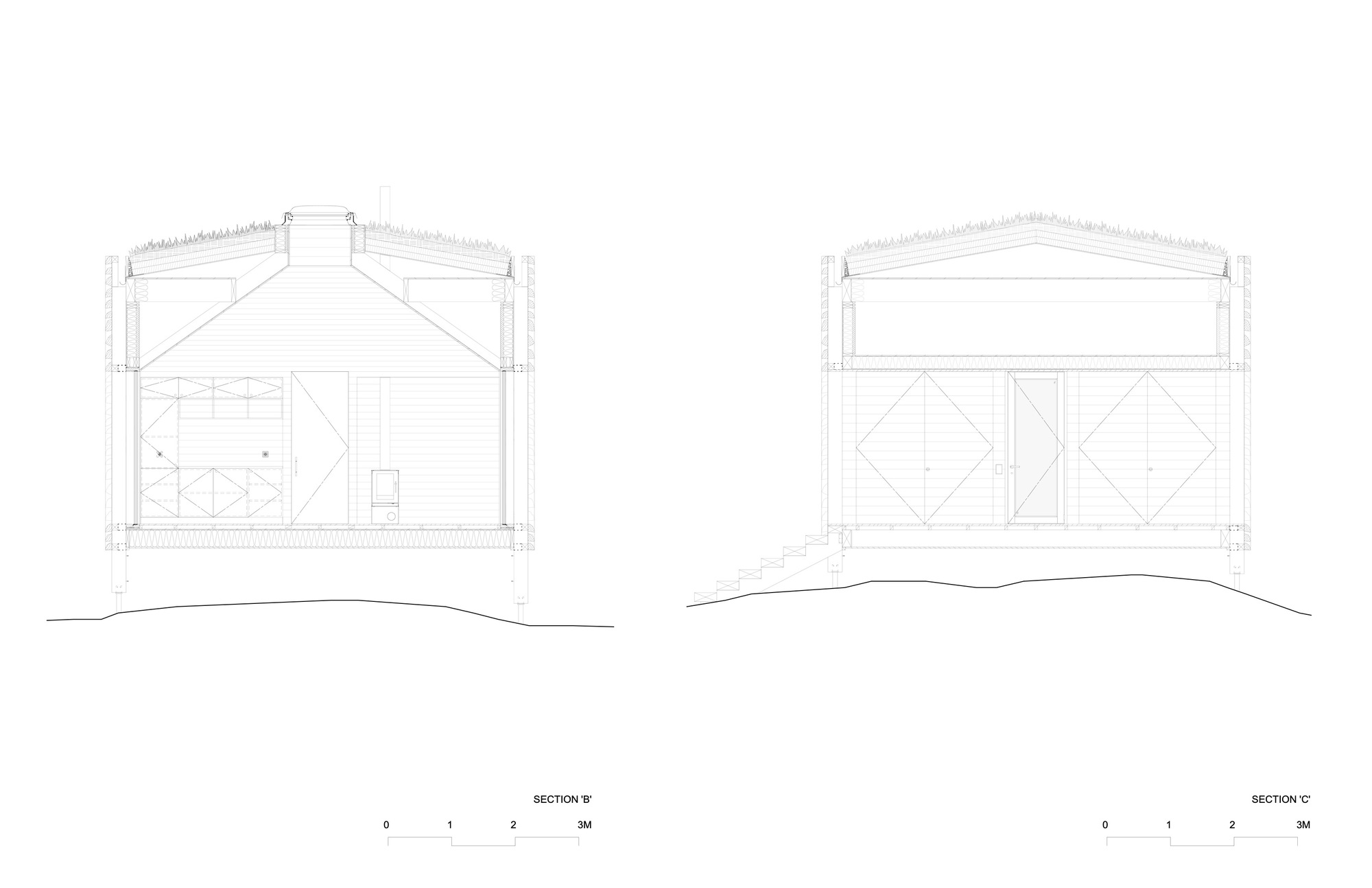 Gallery of Skigard Hytte Cabin / Mork-Ulnes Architects - 34