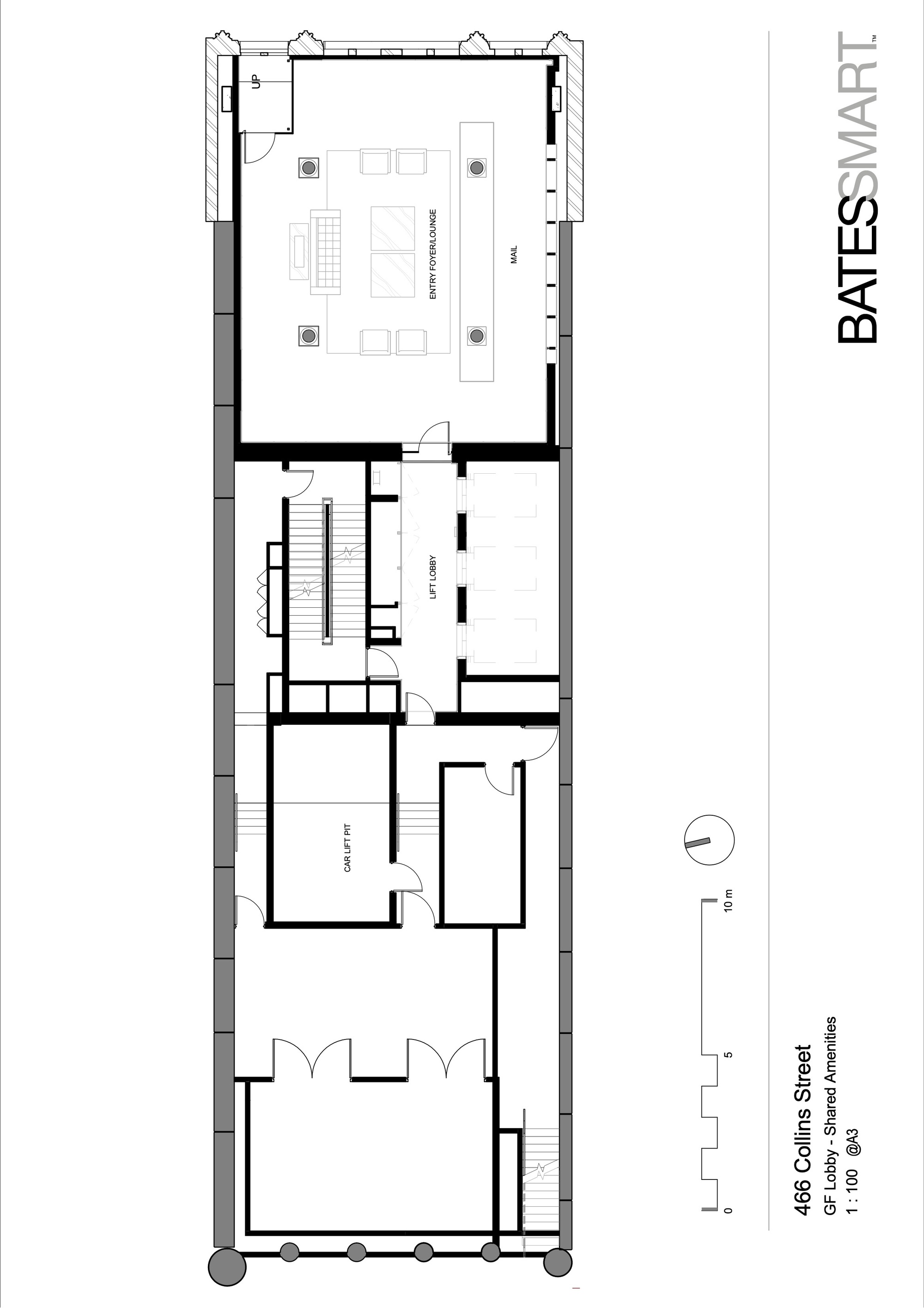 画廊 柯林斯街塔楼，遗产建筑背后的住宅 / Bates Smart - 9