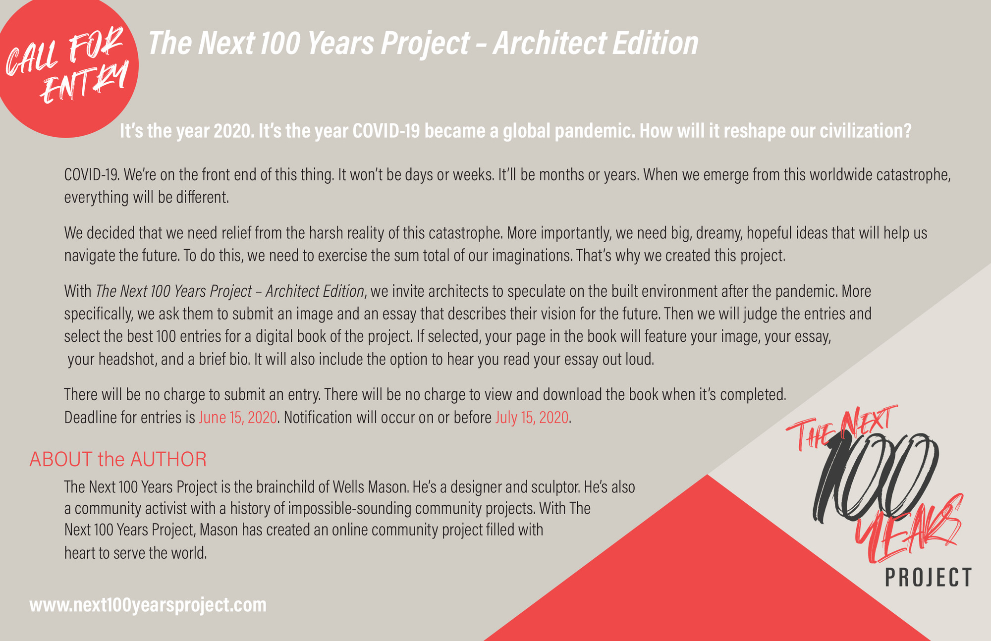 The Next 100 Years Project - Architect Edition | ArchDaily