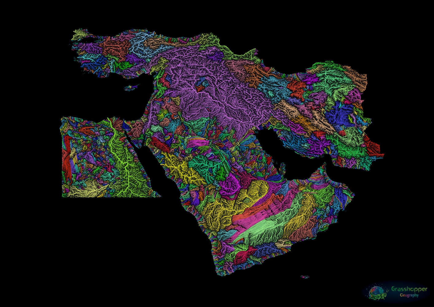 Gallery of Global Watersheds and Waterways Captured in Vibrant ...