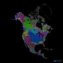 Global Watersheds and Waterways Captured in Vibrant Colorized Maps ...