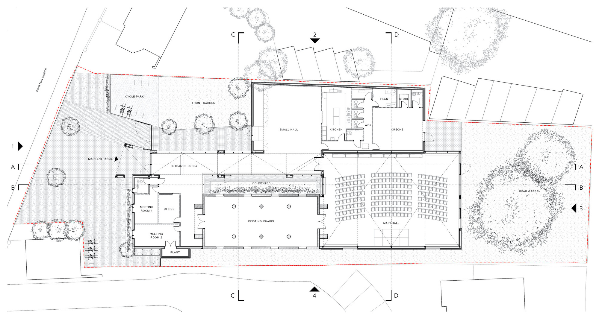 Gallery of Drayton Green Church / Piercy&Company - 16