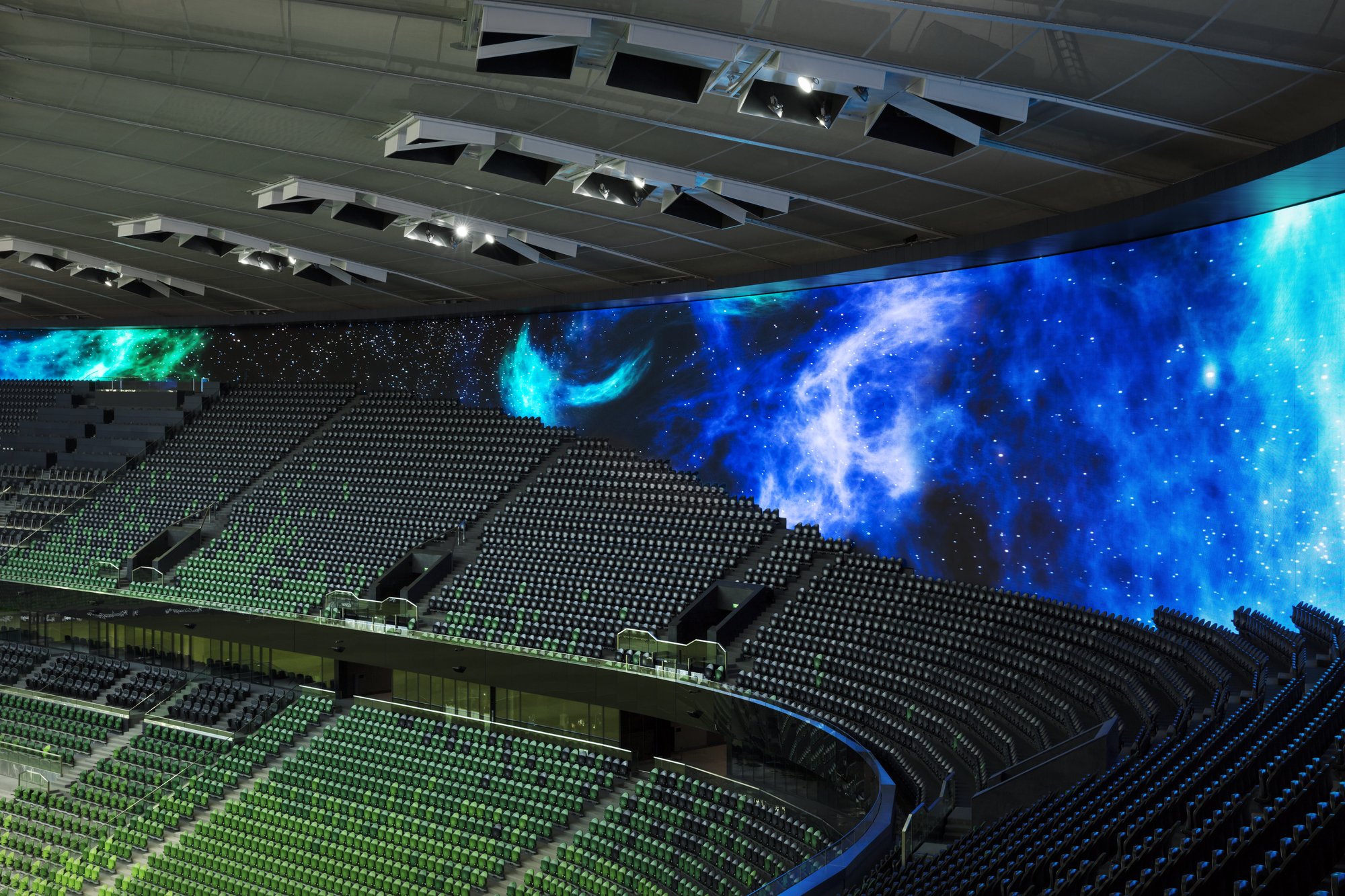 画廊 Krasnodar FC 球场公园，全球首个球场内高科技环形屏 / gmp - 16