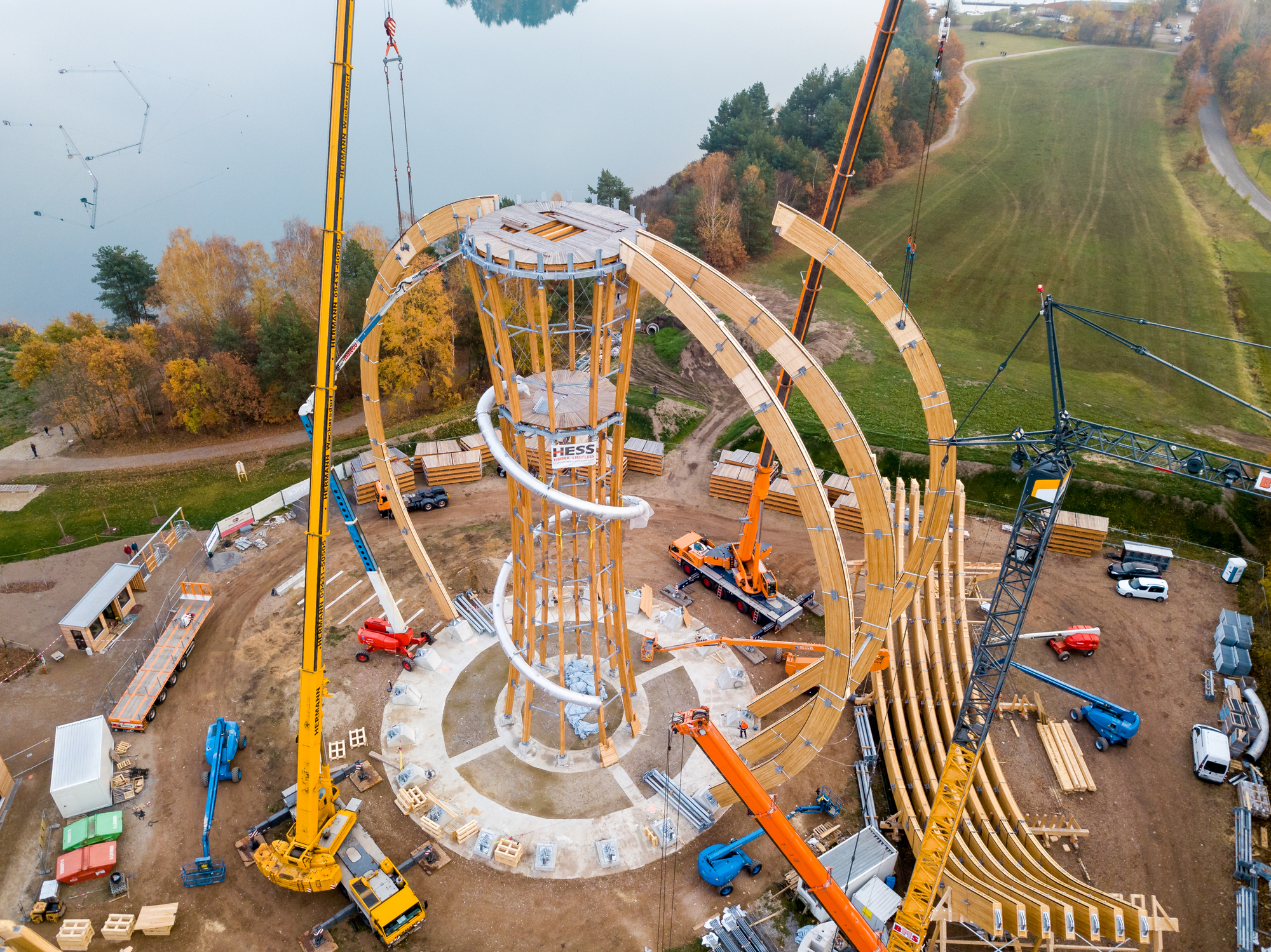 Gallery of Wooden Sphere Steinberg am See / HESS TIMBER - 11