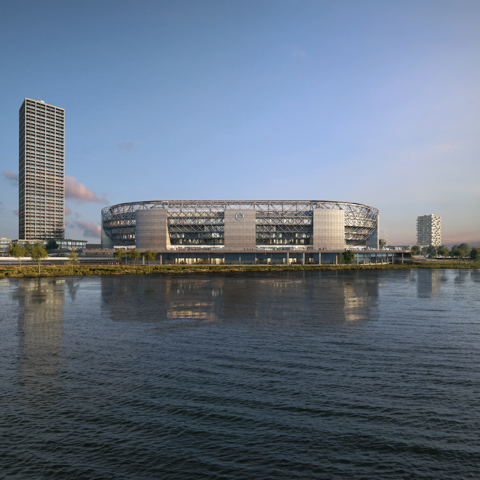 Gallery of OMA and LOLA Unveil Images of the New Feyenoord Stadium in ...
