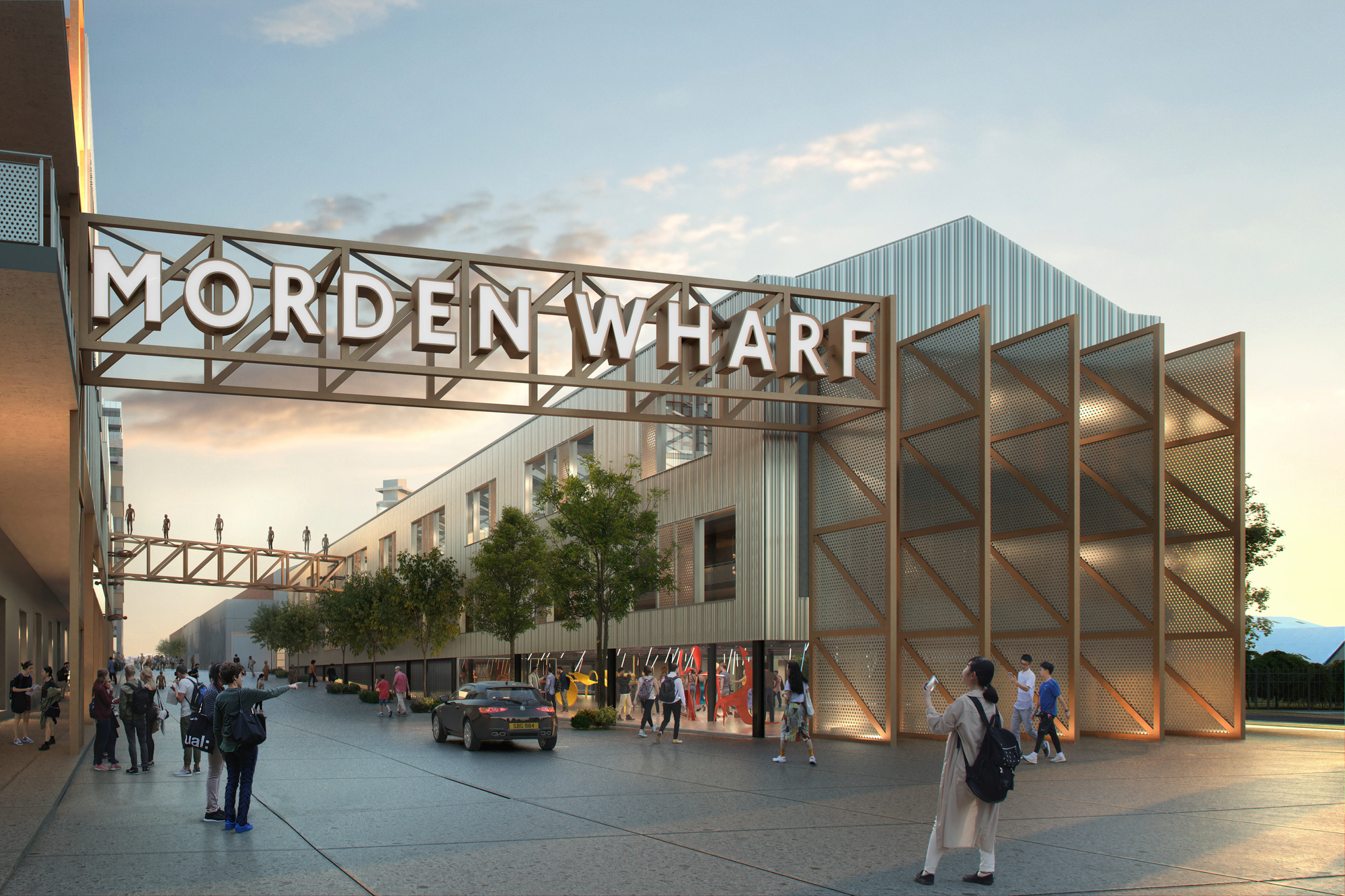 Gallery of U+I Reveals New Images of OMA-Designed Morden Wharf, a Mixed ...
