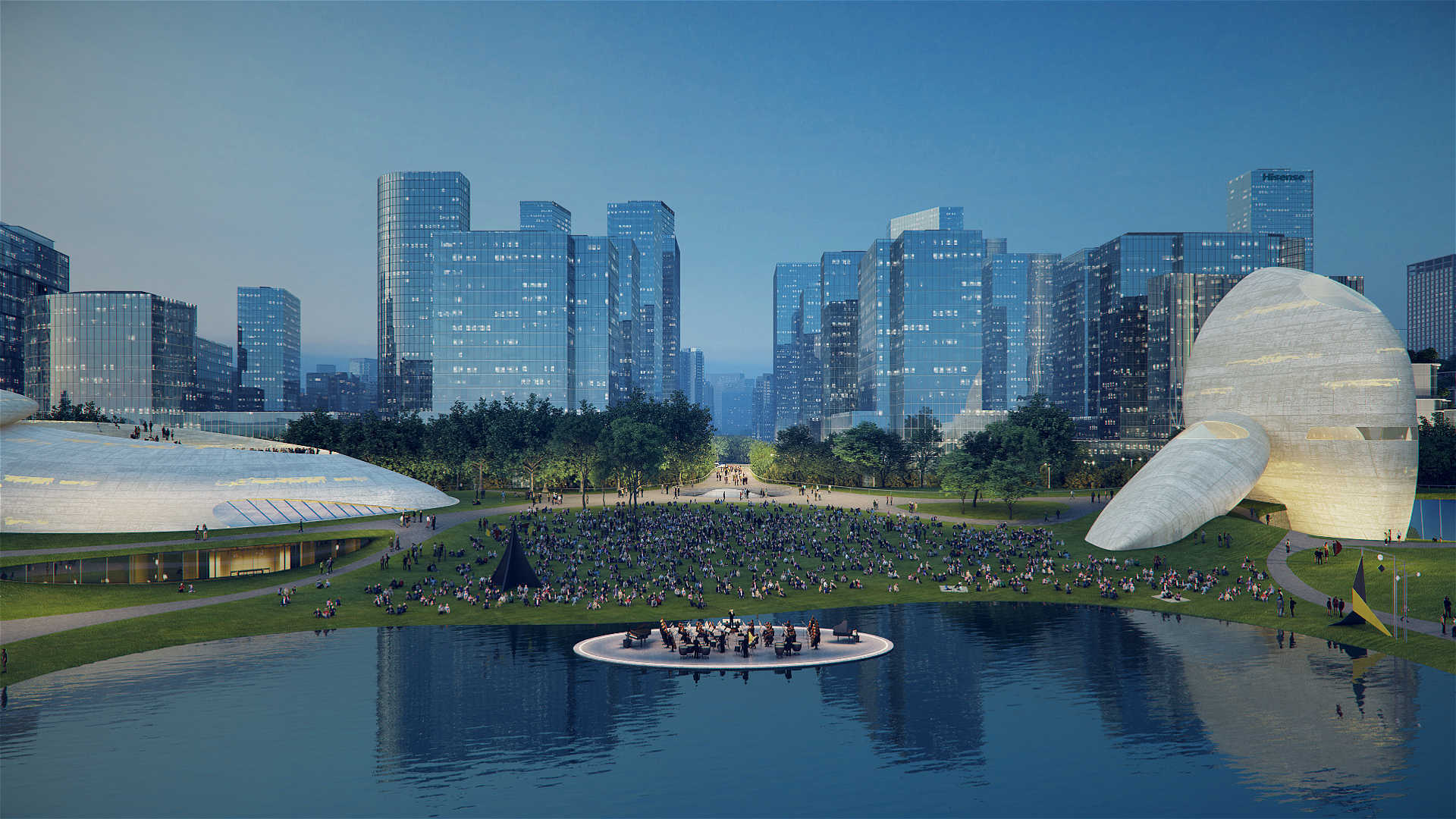 Gallery of MAD Reveals the Shenzhen Bay Culture Park Masterplan - 13