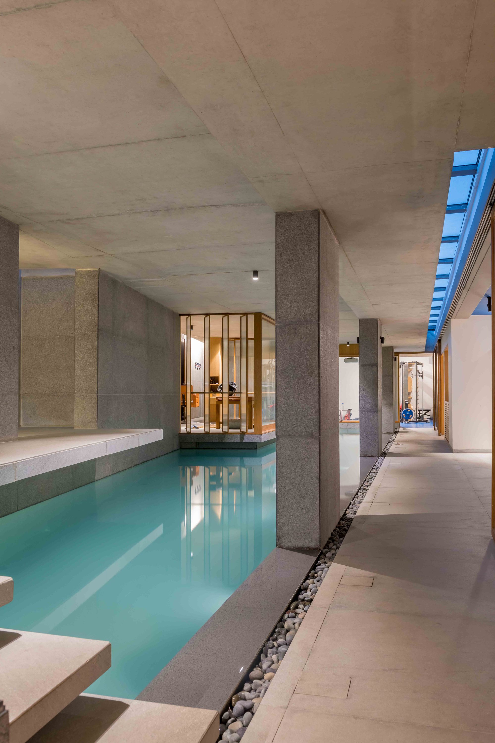 Gallery of Saar Pool & Spa for a Private Residence / Studio Sangath - 7