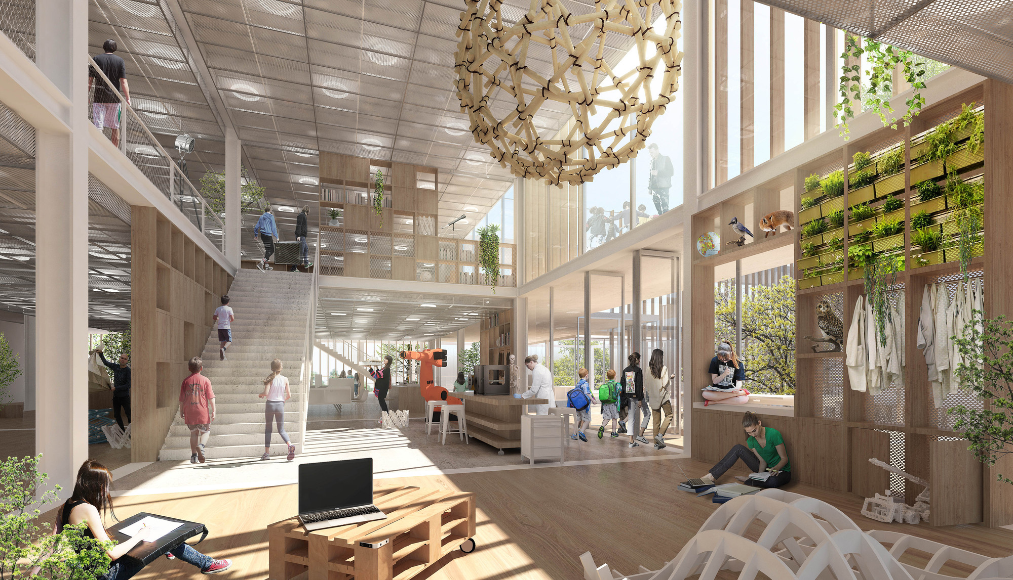 Gallery of Christensen & Co. Imagines Viby Library and Cultural House ...