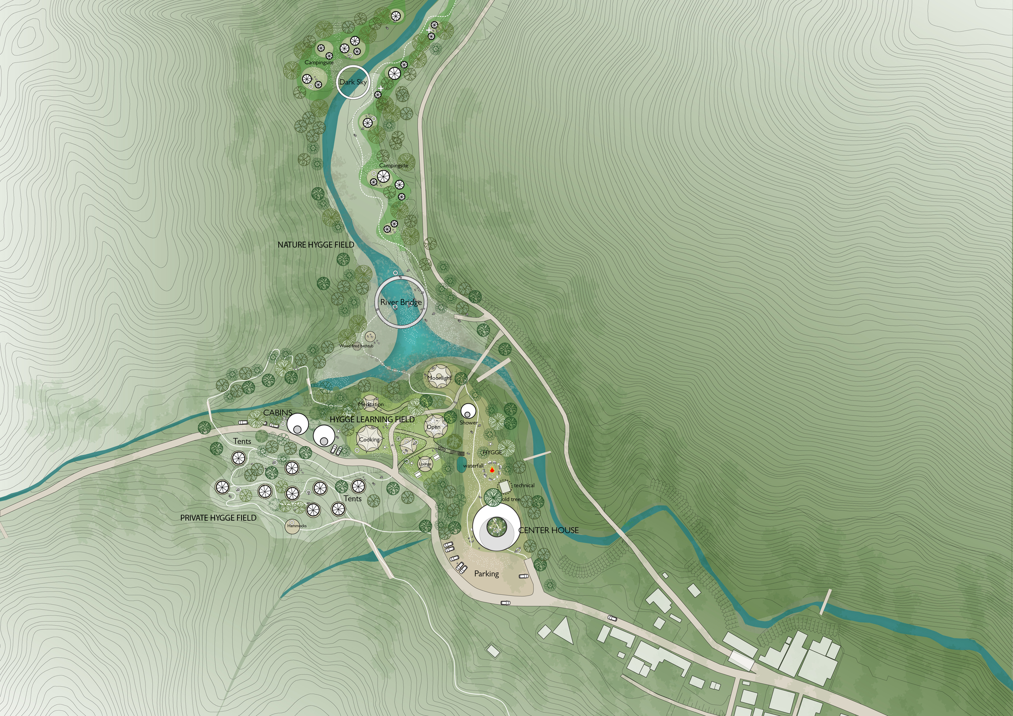 Gallery of Third Nature Creates Conical Cabins for Adventure Park in ...