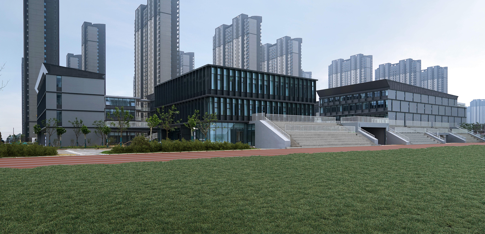 Gallery of Zhengzhou No.130 Middle School / Shanghai United Design ...