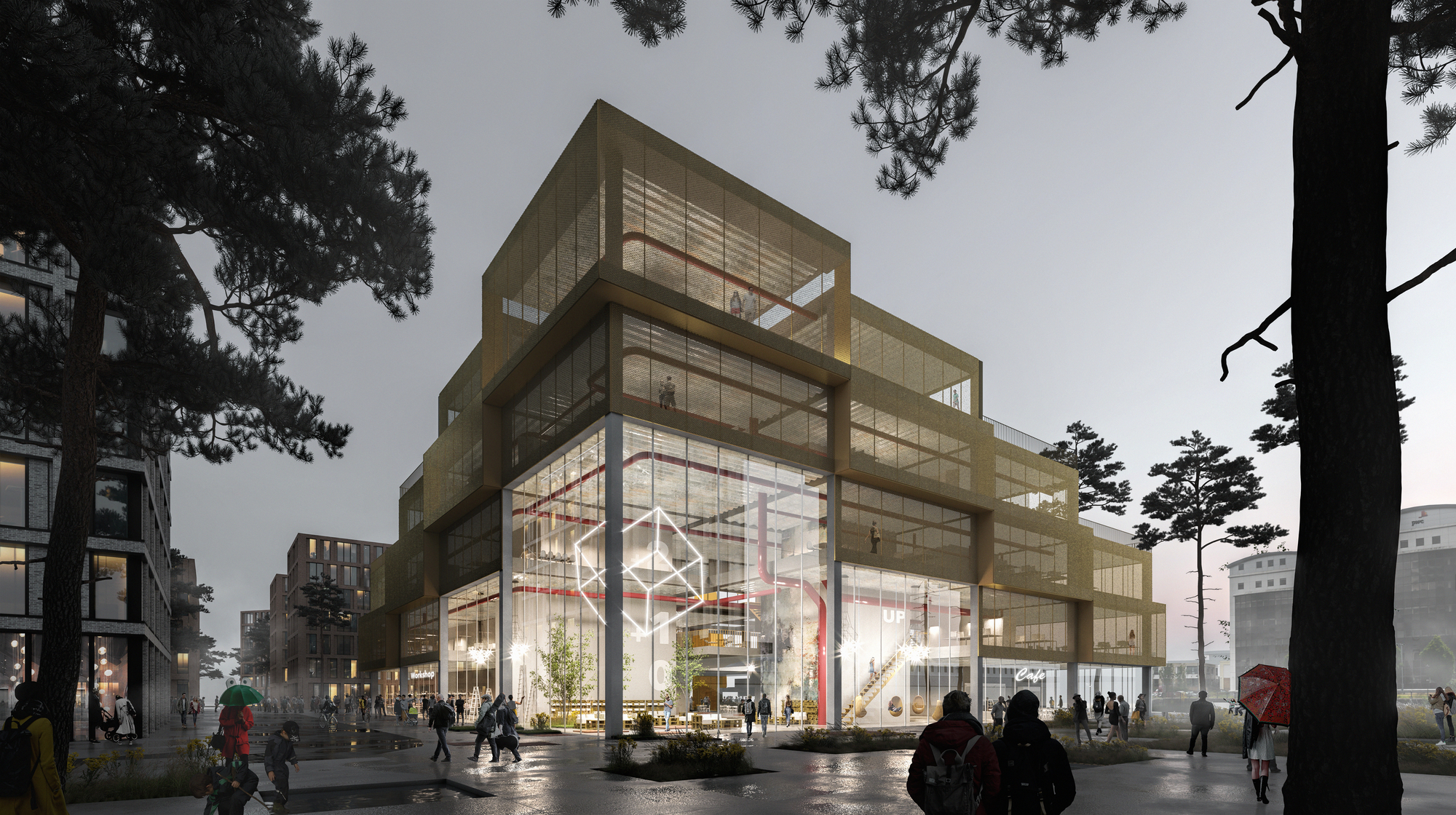 Gallery of Belfast Waterside Development by Henning Larsen Receives ...