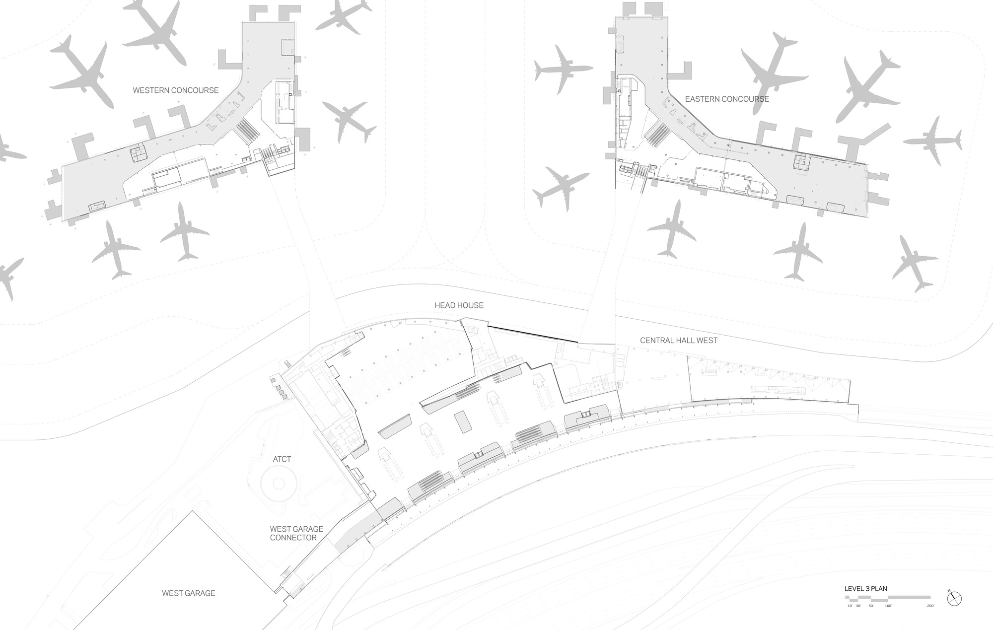 Gallery of LaGuardia Terminal B Arrivals and Departures Hall / HOK - 16
