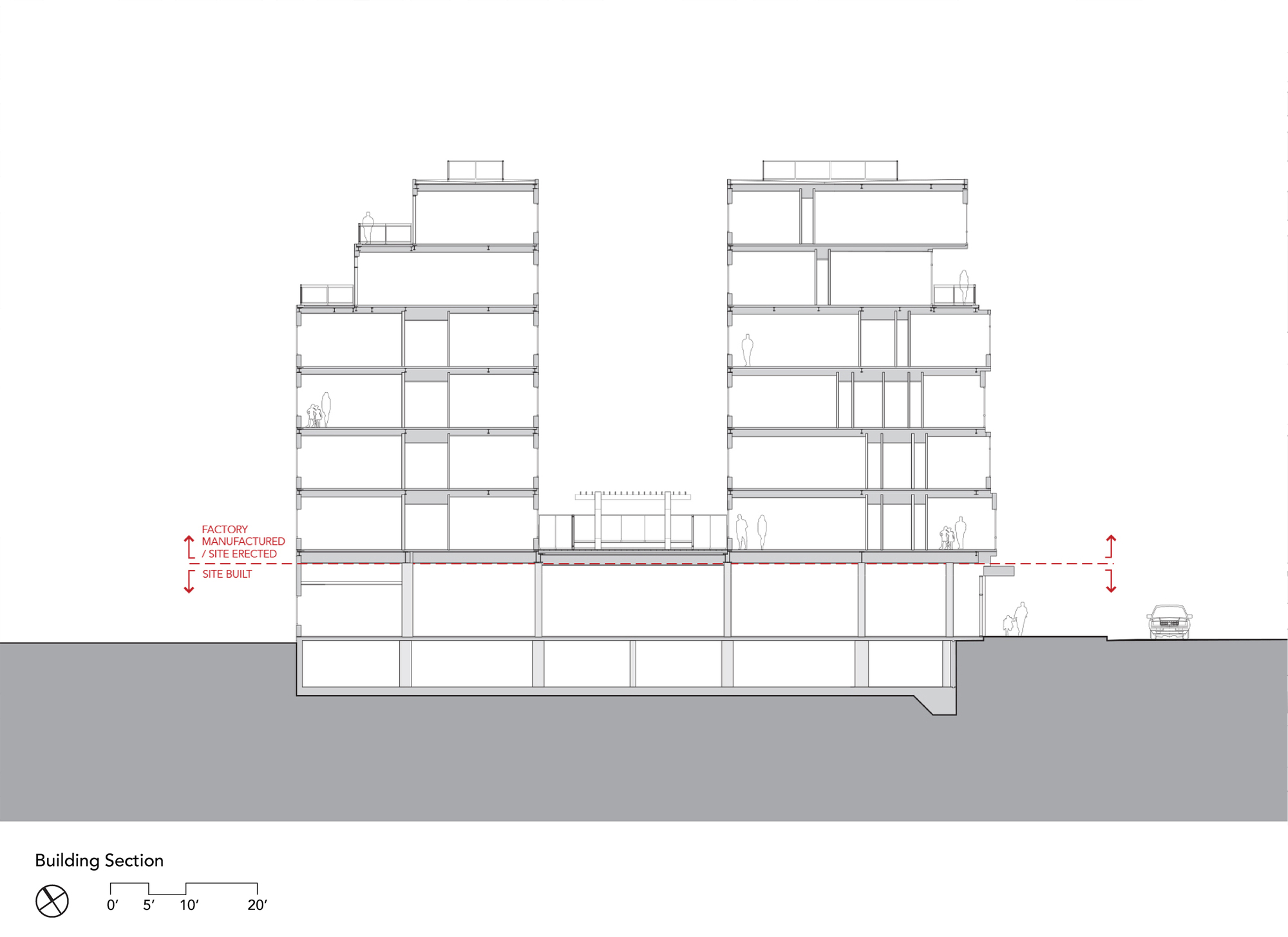 Gallery of The Stack Modular Housing in Manhattan / Gluck+ - 20