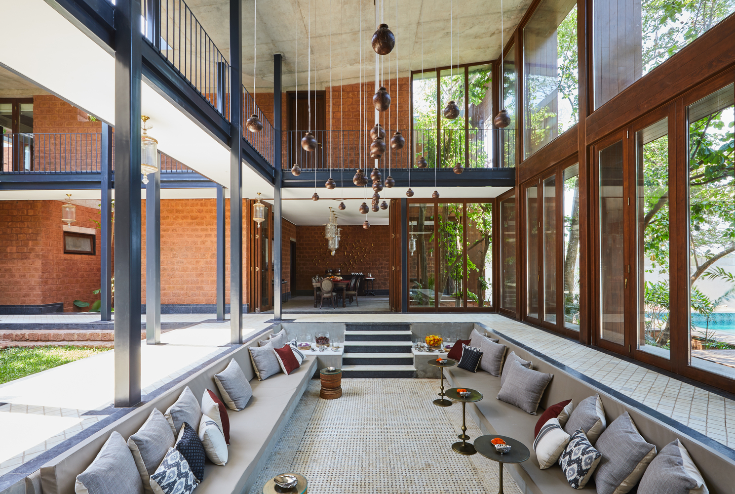 Gallery of House of Multiple Courts / Sameep Padora & Associates - 2