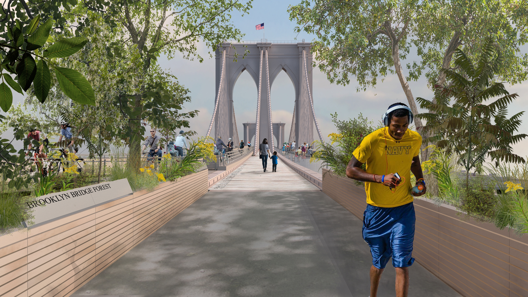 Gallery of Reimagining Brooklyn Bridge Competition Reveals 6 Finalists ...