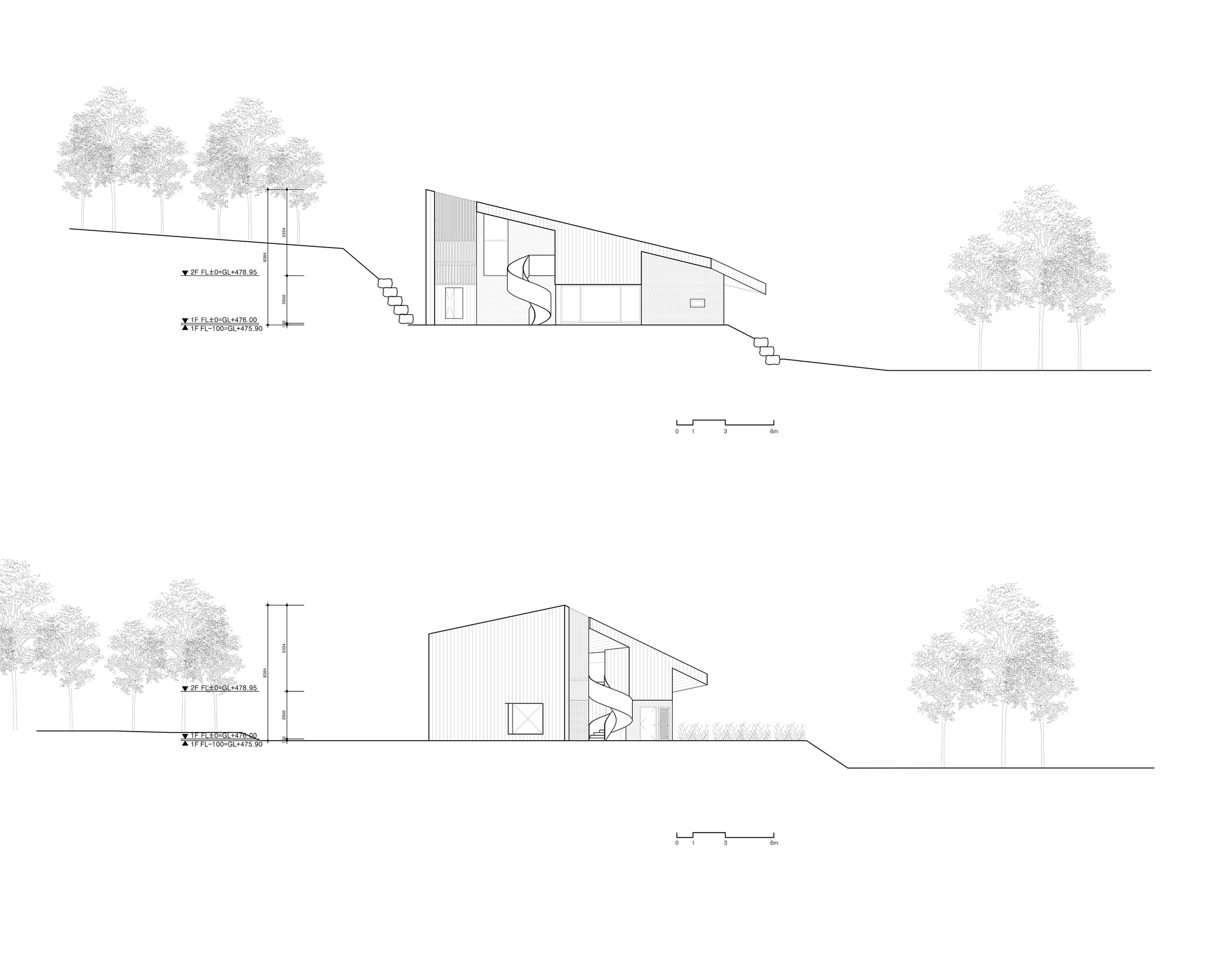 Building Elevation Slope Design