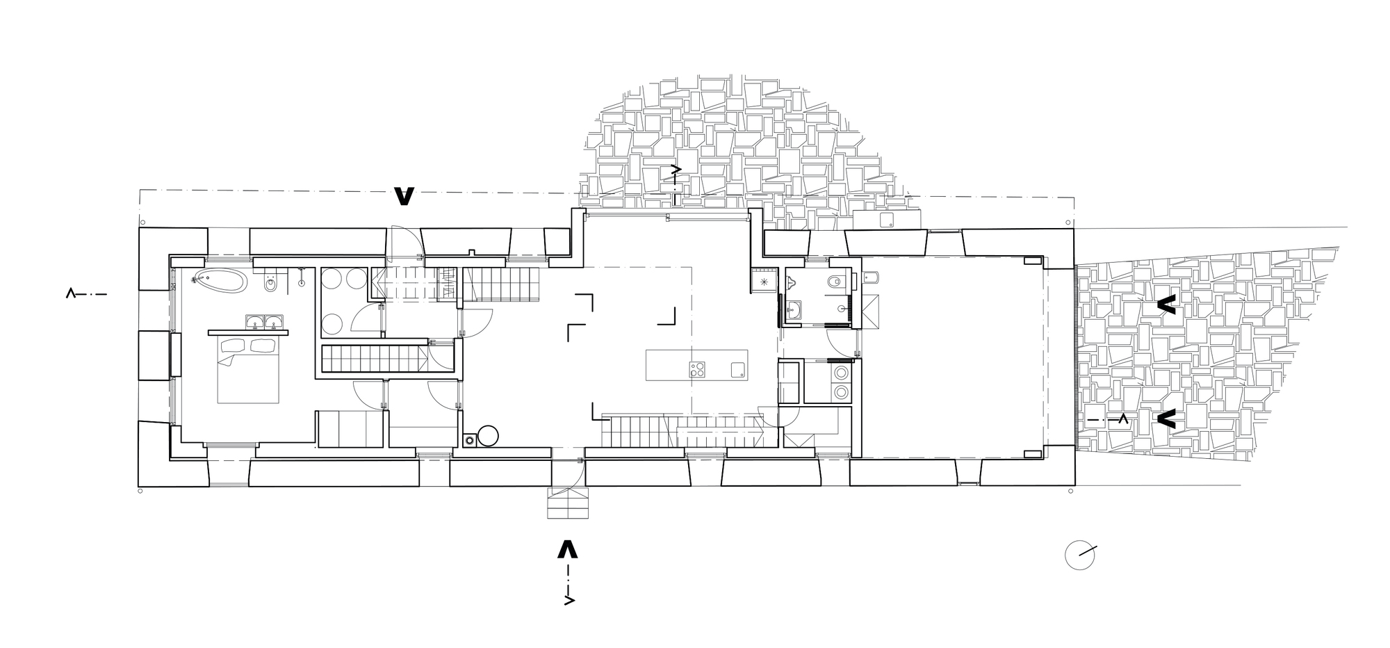Gallery of House Inside a Ruin / ORA - 24