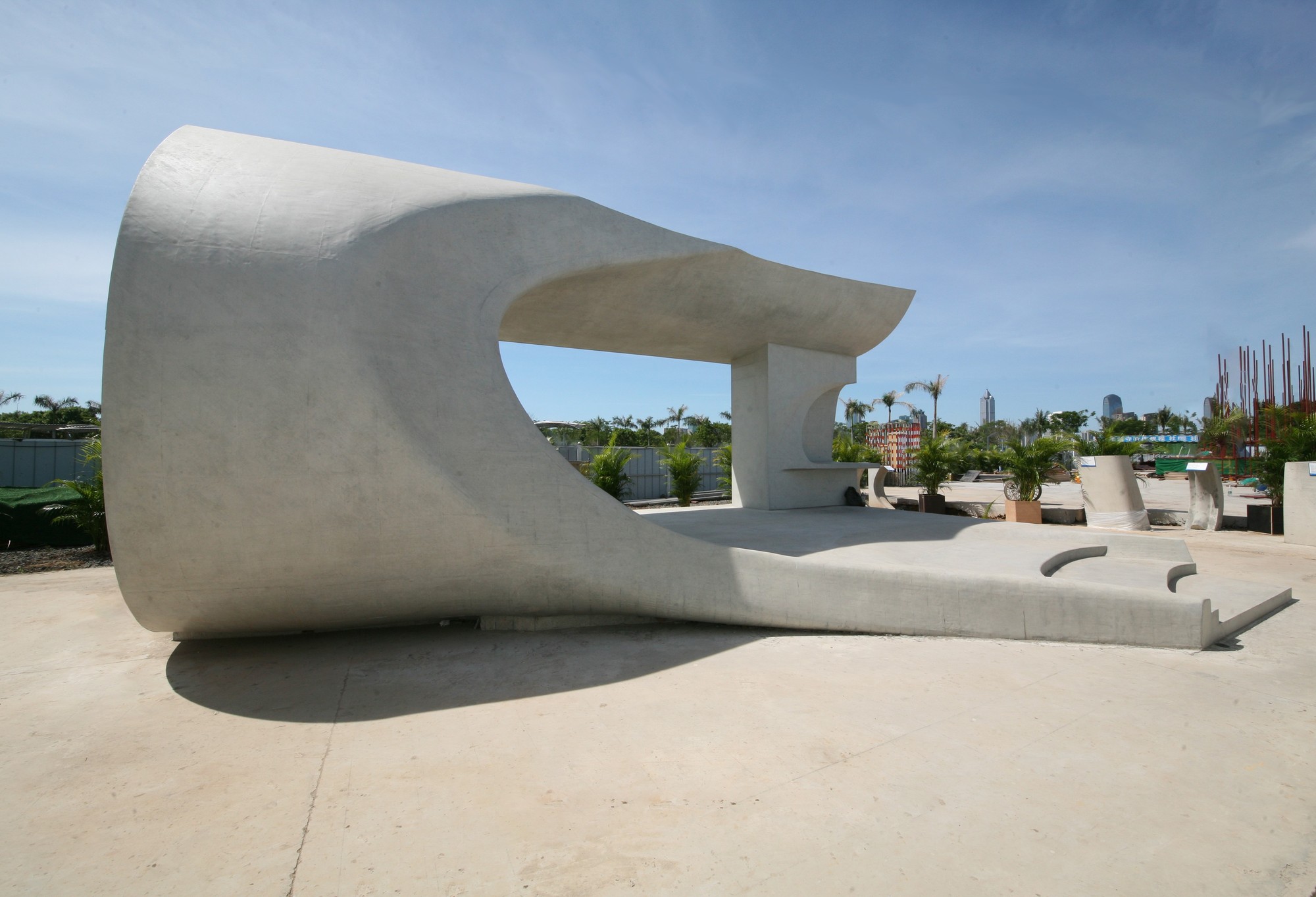 Gallery of MAD's Curved Wormhole Library is Under Construction in China ...