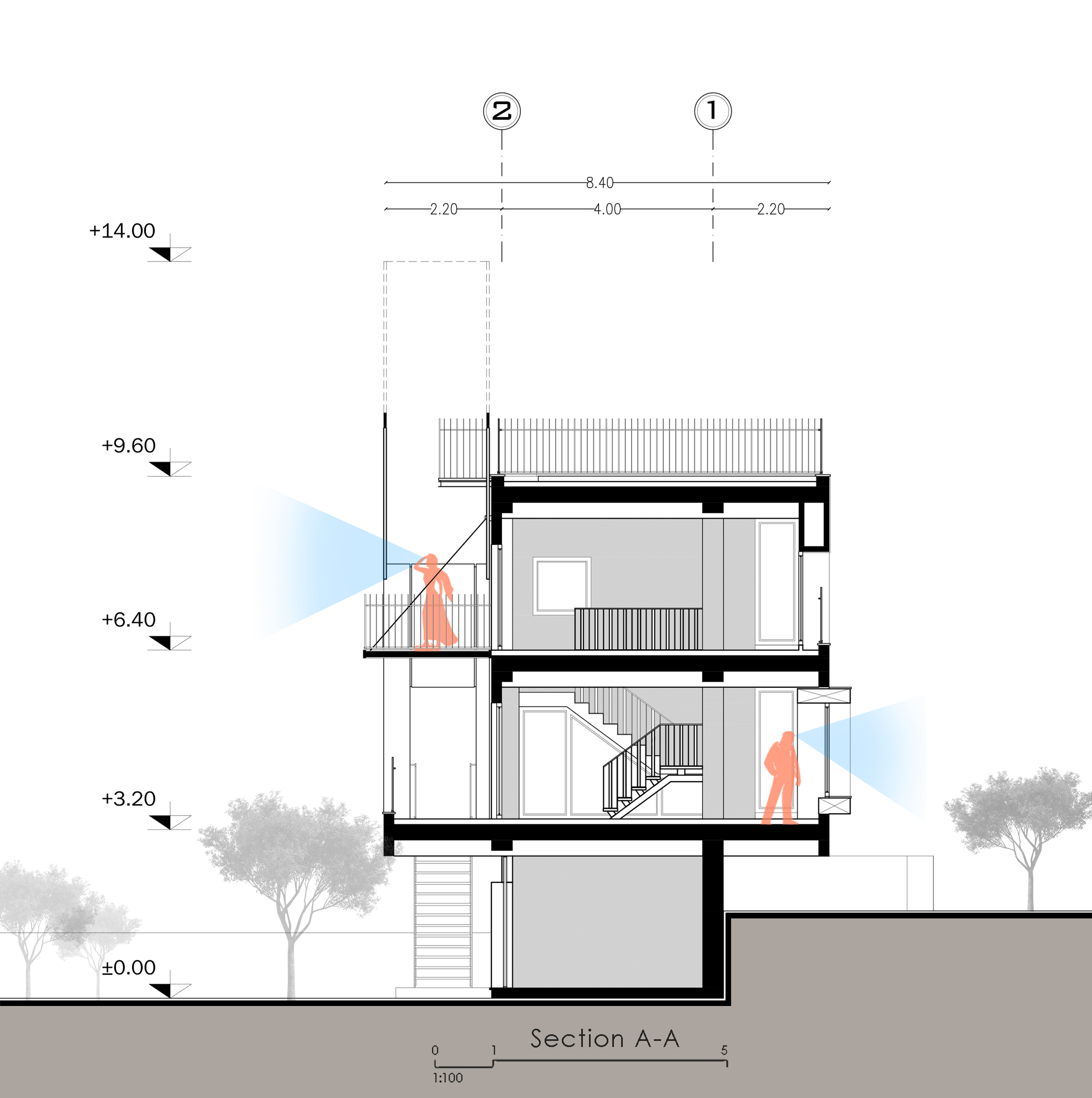 Gallery of Gray Villa / White Cube Atelier - 20