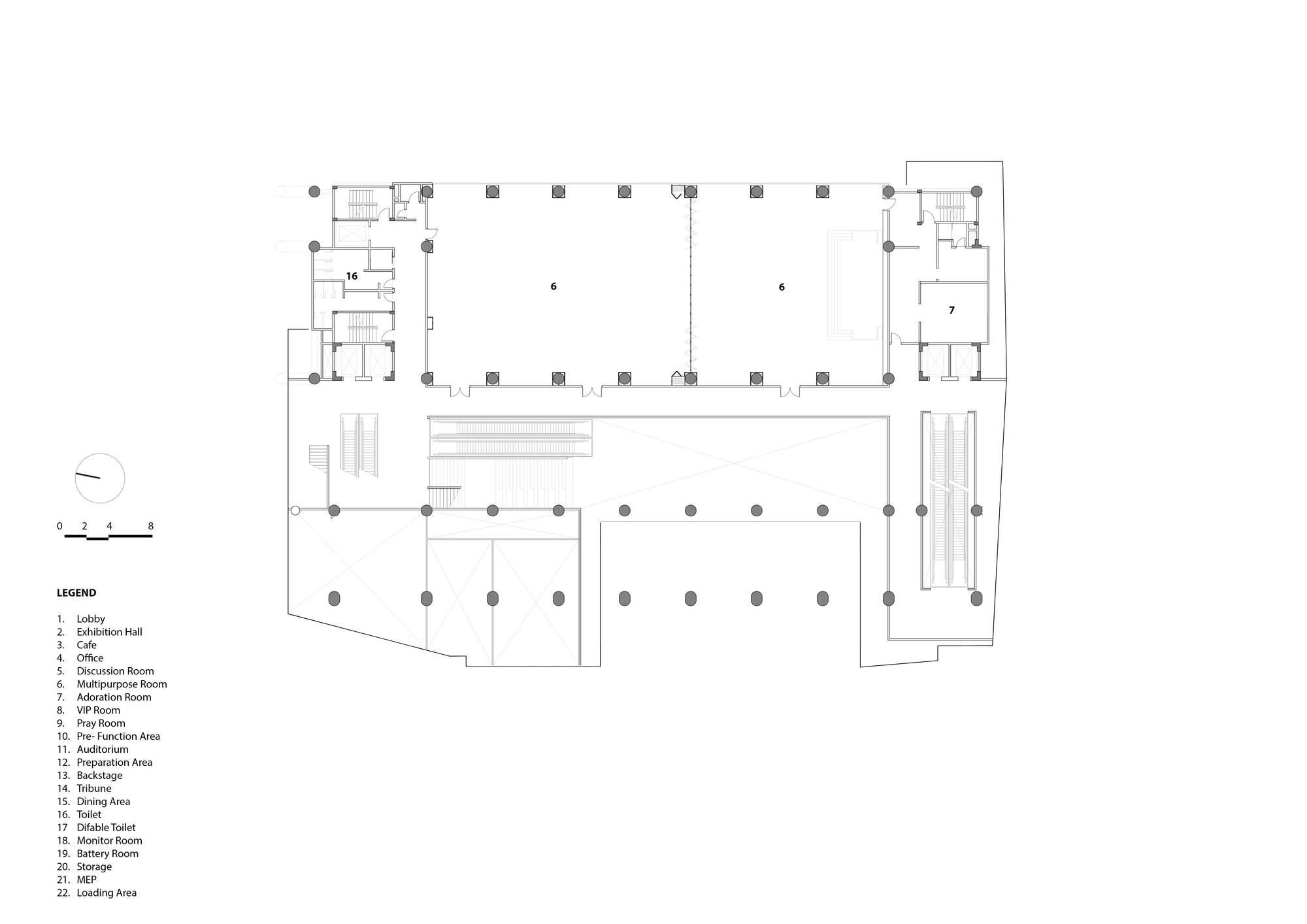 Gallery of WM Plenary Hall / Bgnr Architects - 27