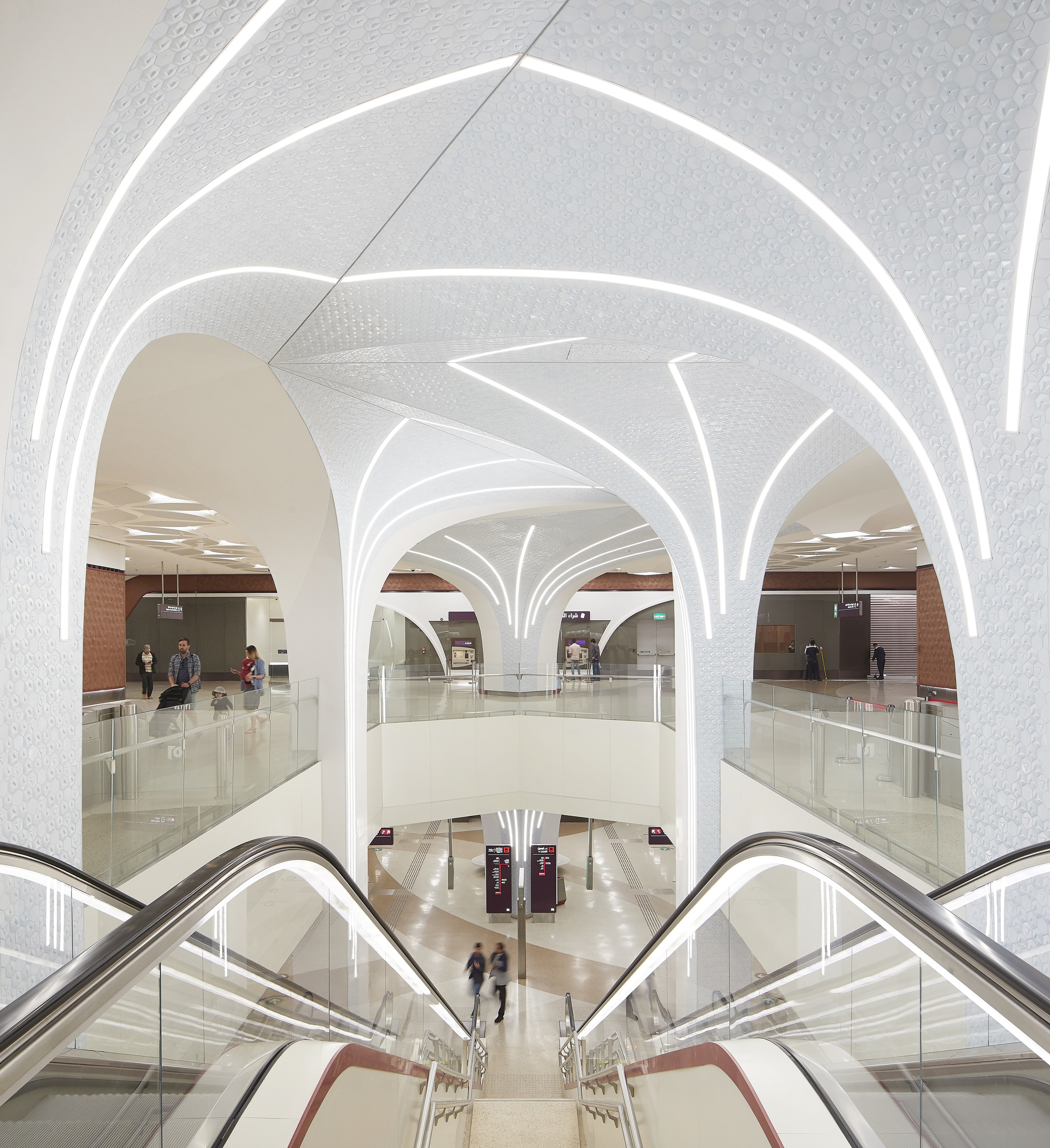 Gallery of UNStudio Completes First 37 Stations on the Doha Metro ...