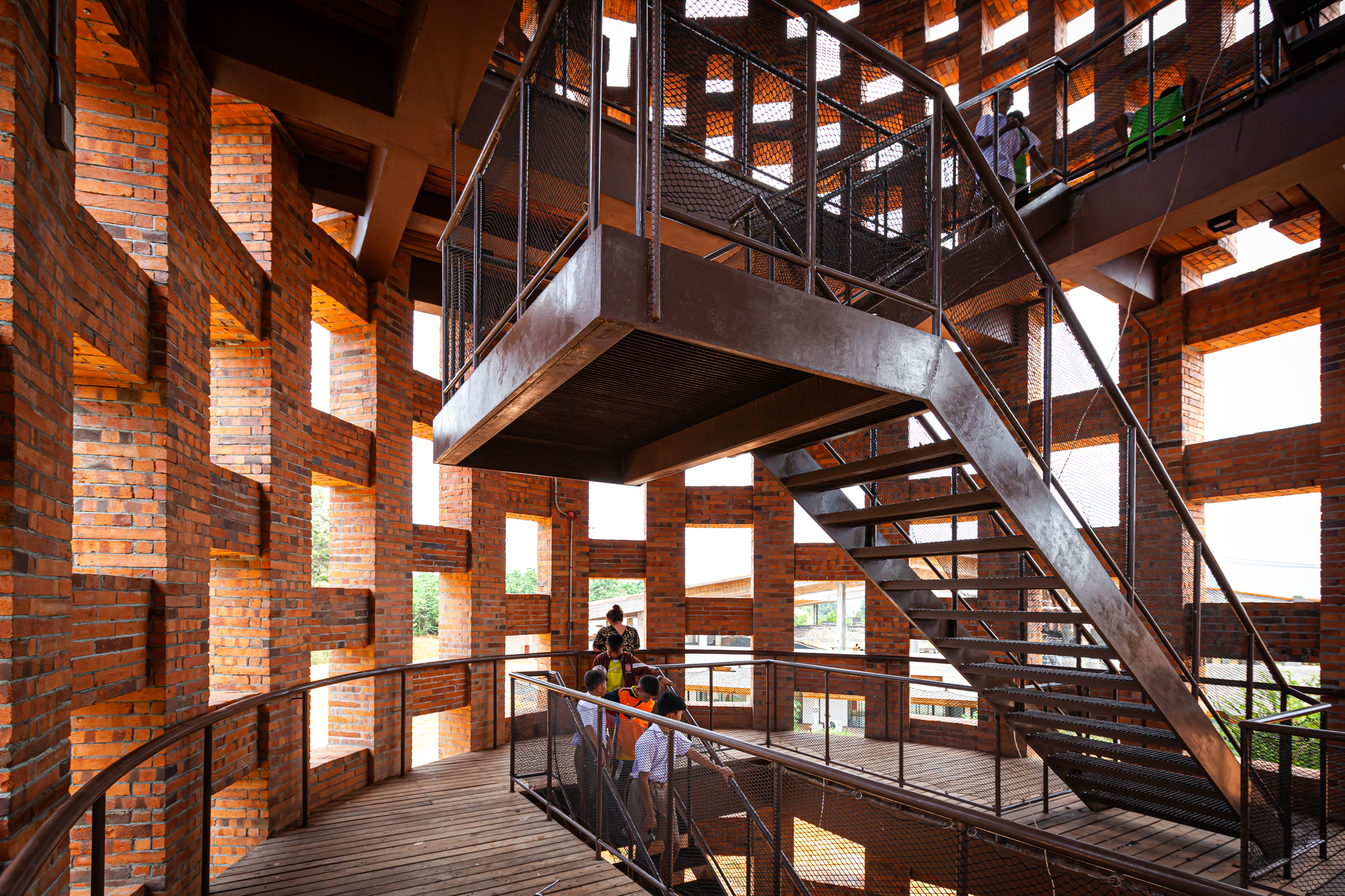 Gallery of Brick Observation Tower - Elephant World / Bangkok Project ...