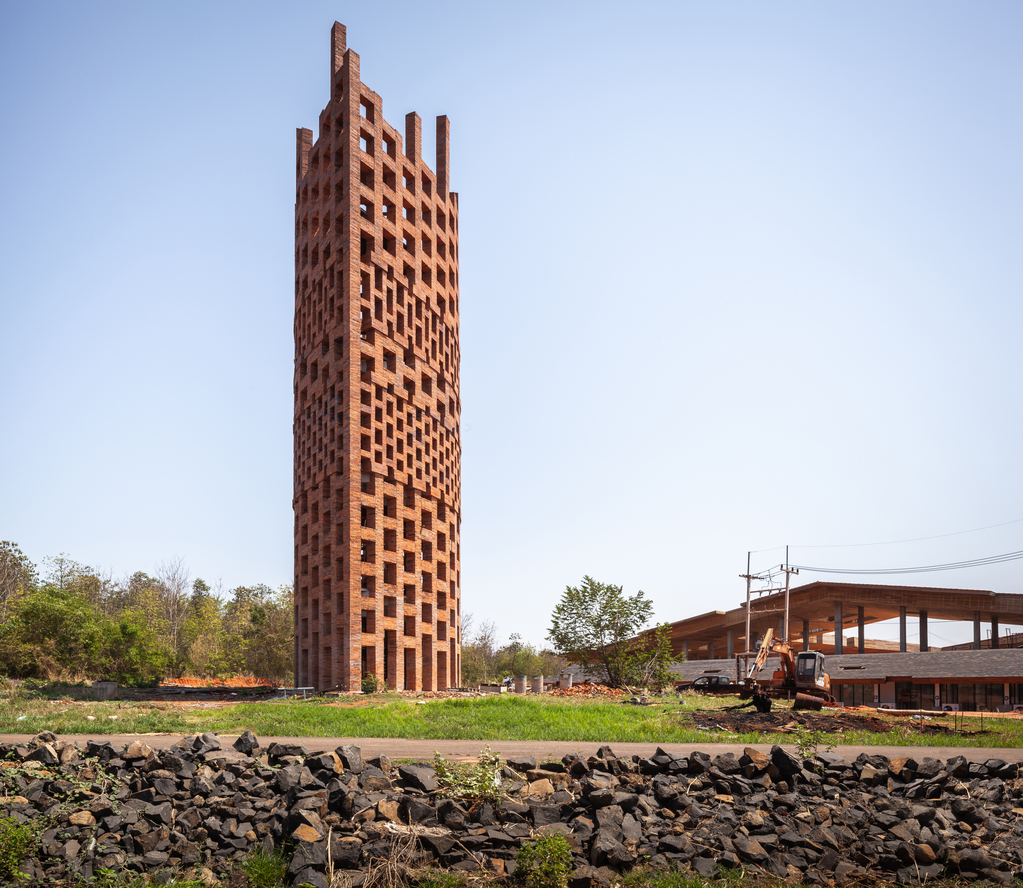 Gallery of Brick Observation Tower - Elephant World / Bangkok Project ...