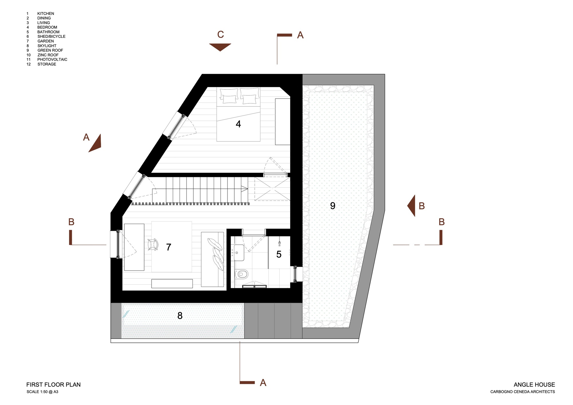Gallery of Angle House / Carbogno Ceneda Architects - 18